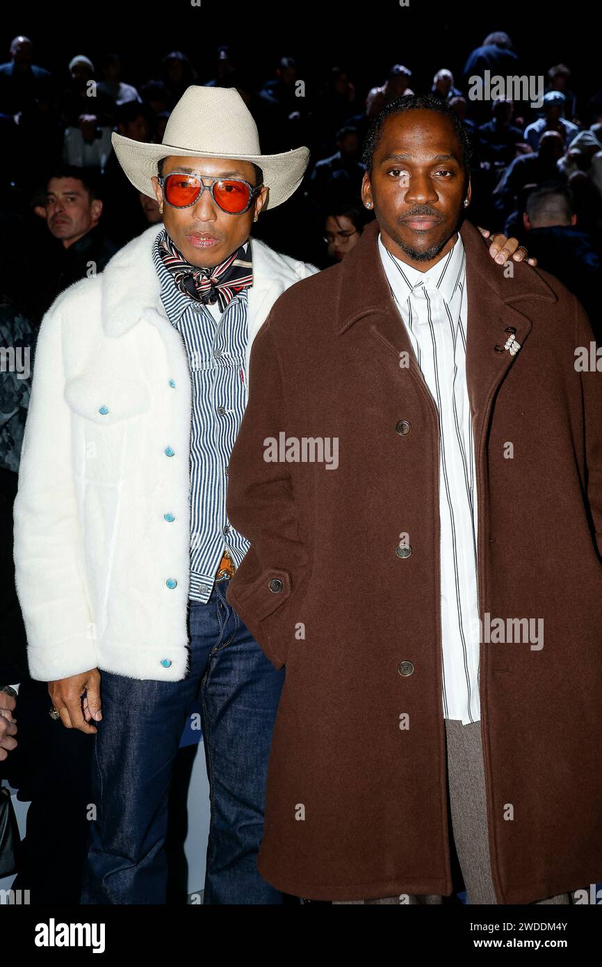 Paris, Frankreich. 19th Jan, 2024. Pharrell Williams and Pusha T at ...