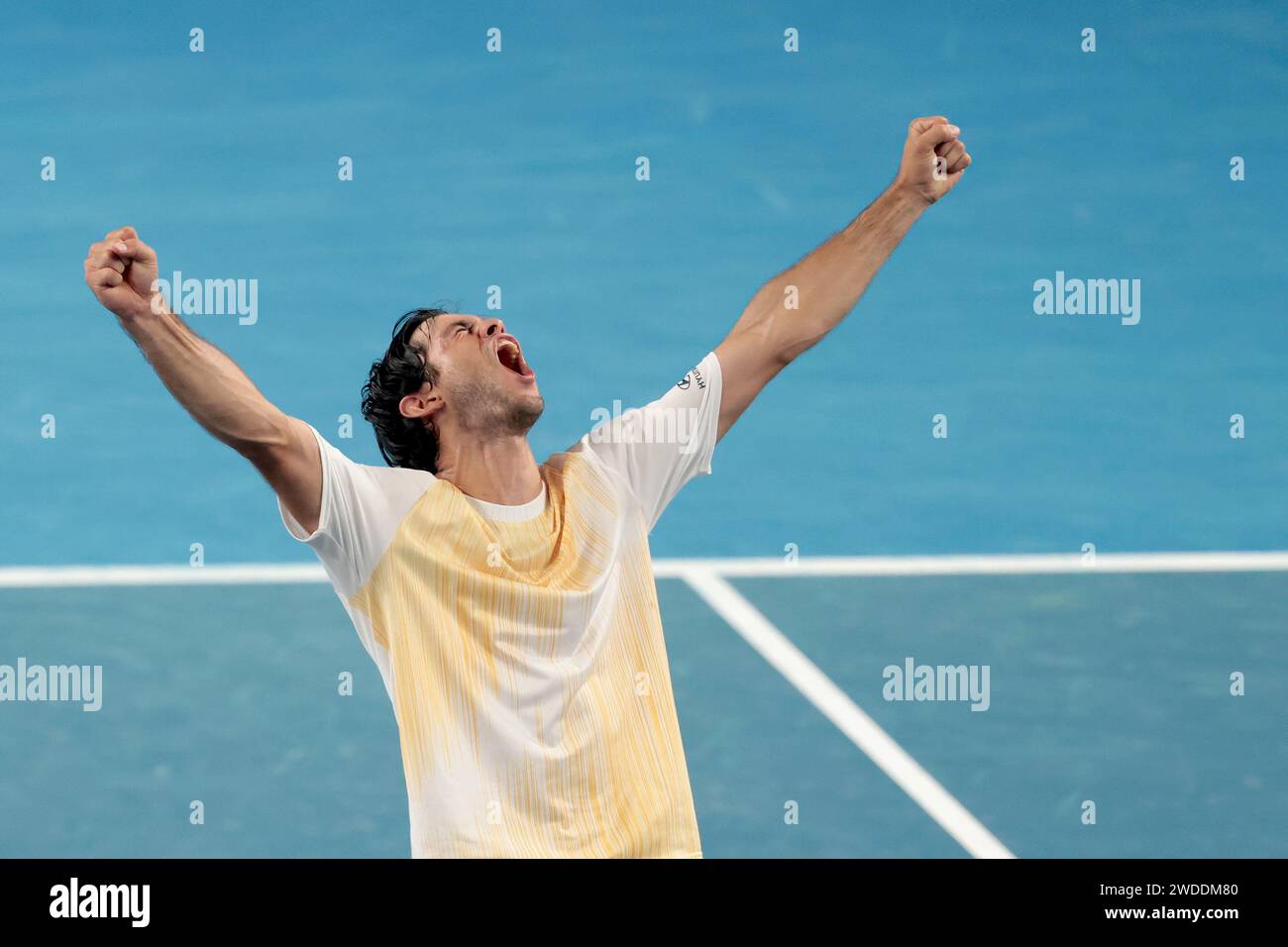 Melbourne, Australia, 20th Jan, 2024. Tennis player Nuno Borges from ...