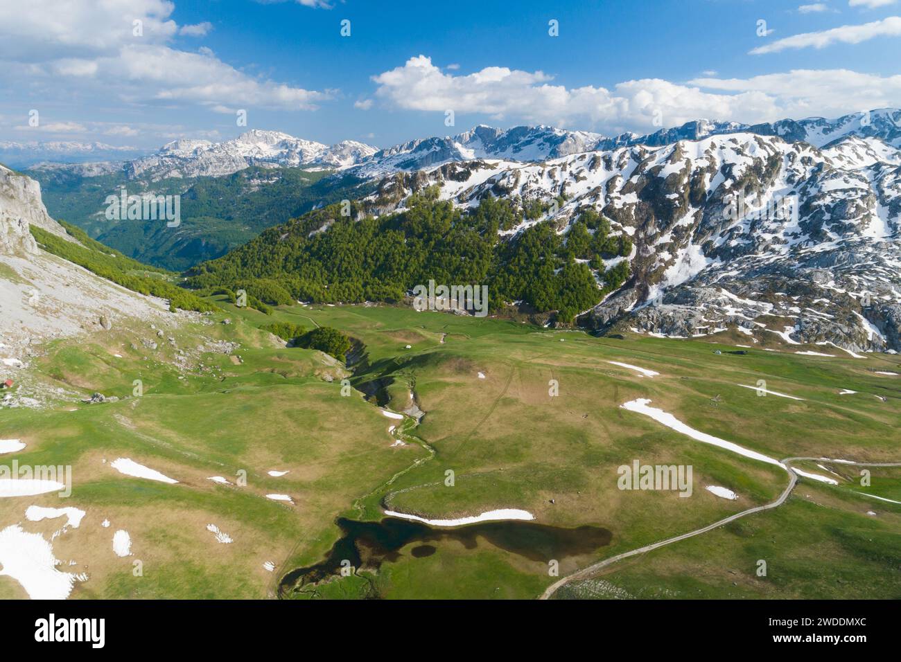 Aerial survey top view spring hi-res stock photography and images - Alamy