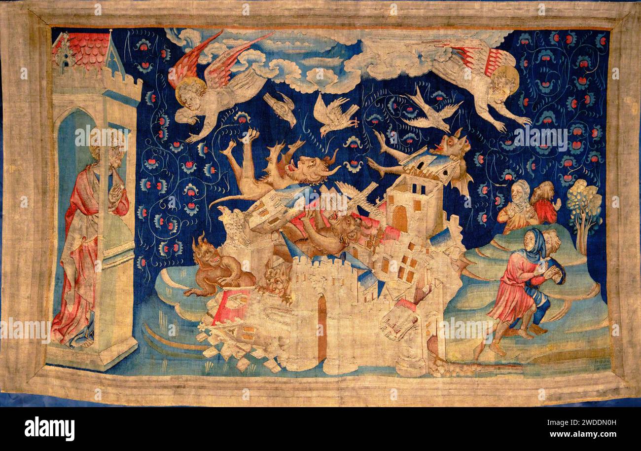 France, Maine-et-Loire, Angers, the castle of the Dukes of Anjou, the ...