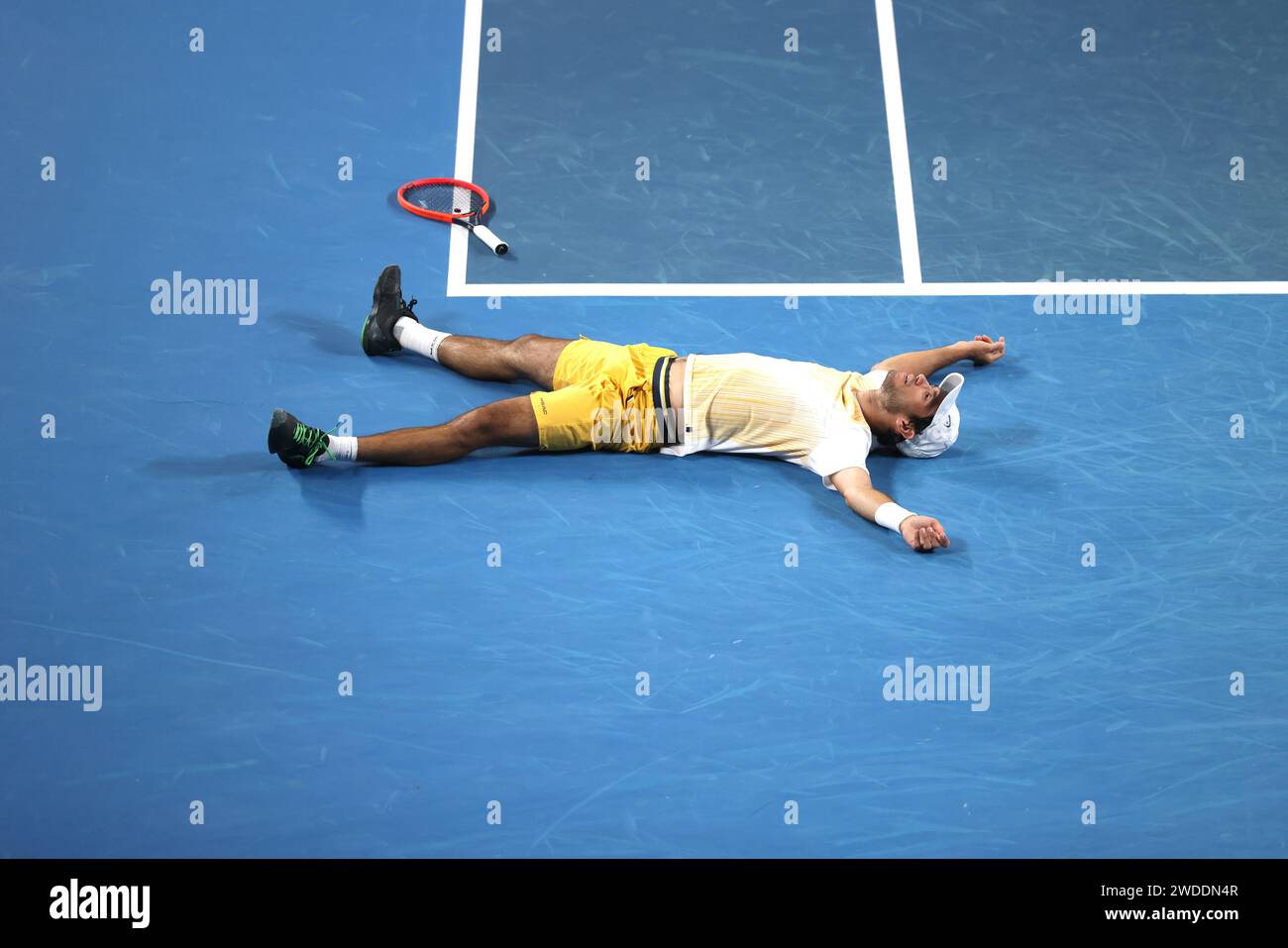 Melbourne, Australia, 20th Jan, 2024. Tennis player Nuno Borges from ...