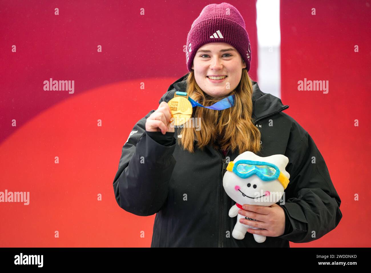 Pyeongchang, South Korea. 20th Jan, 2024. Gold medalist Antonia ...