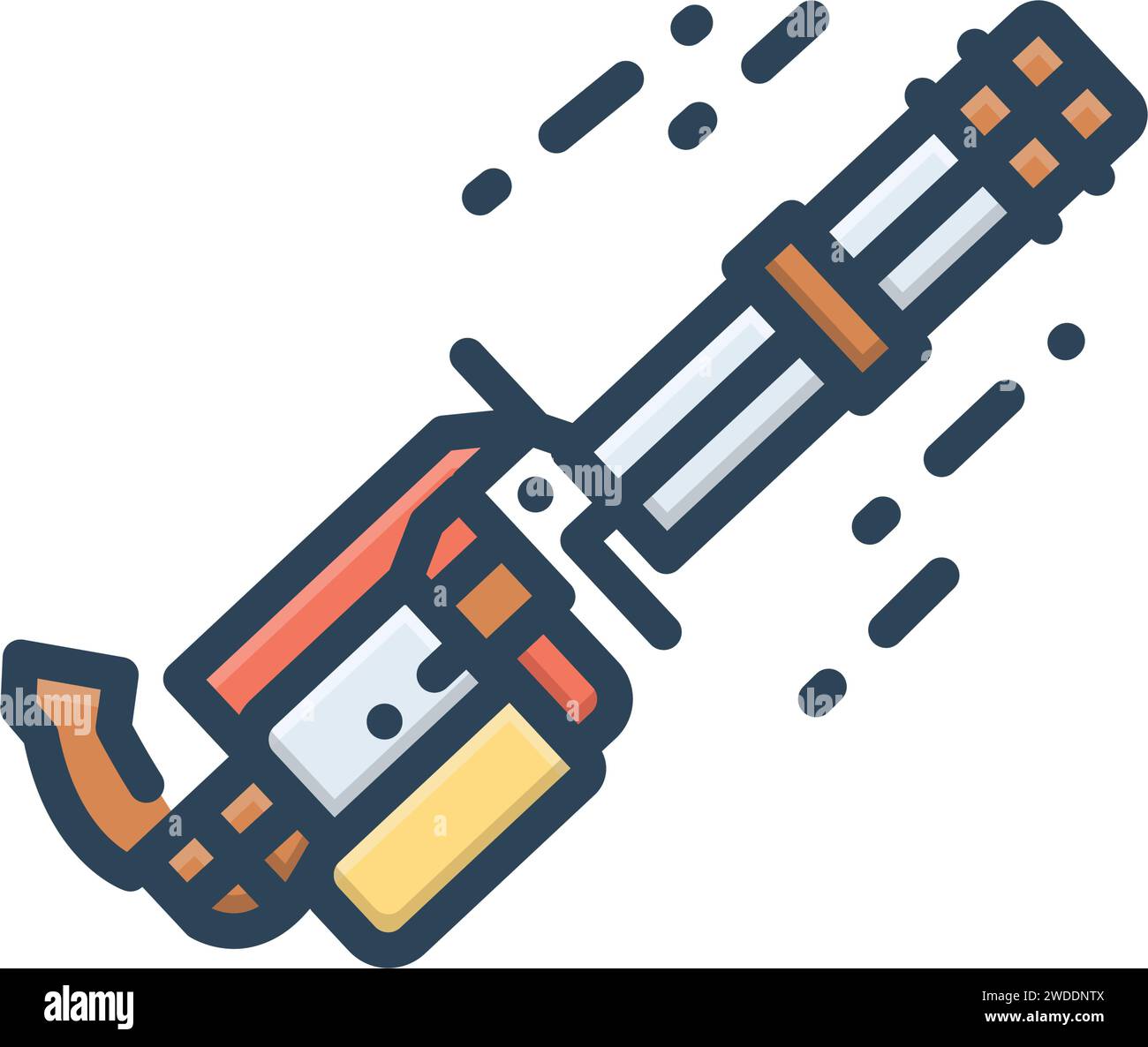 Icon for gatling Stock Vector Image & Art - Alamy