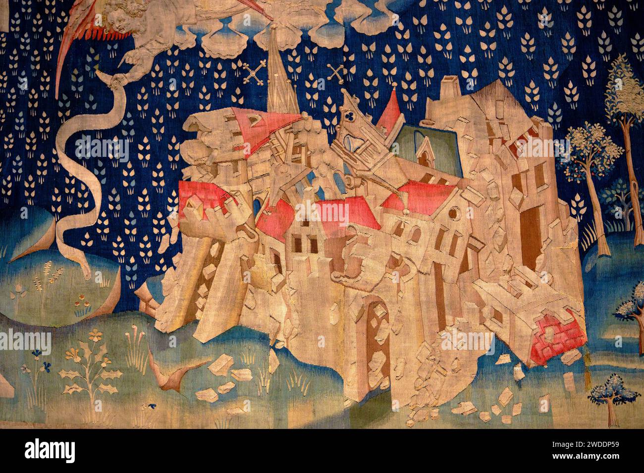 France, Maine-et-Loire, Angers, the castle of the Dukes of Anjou, the ...