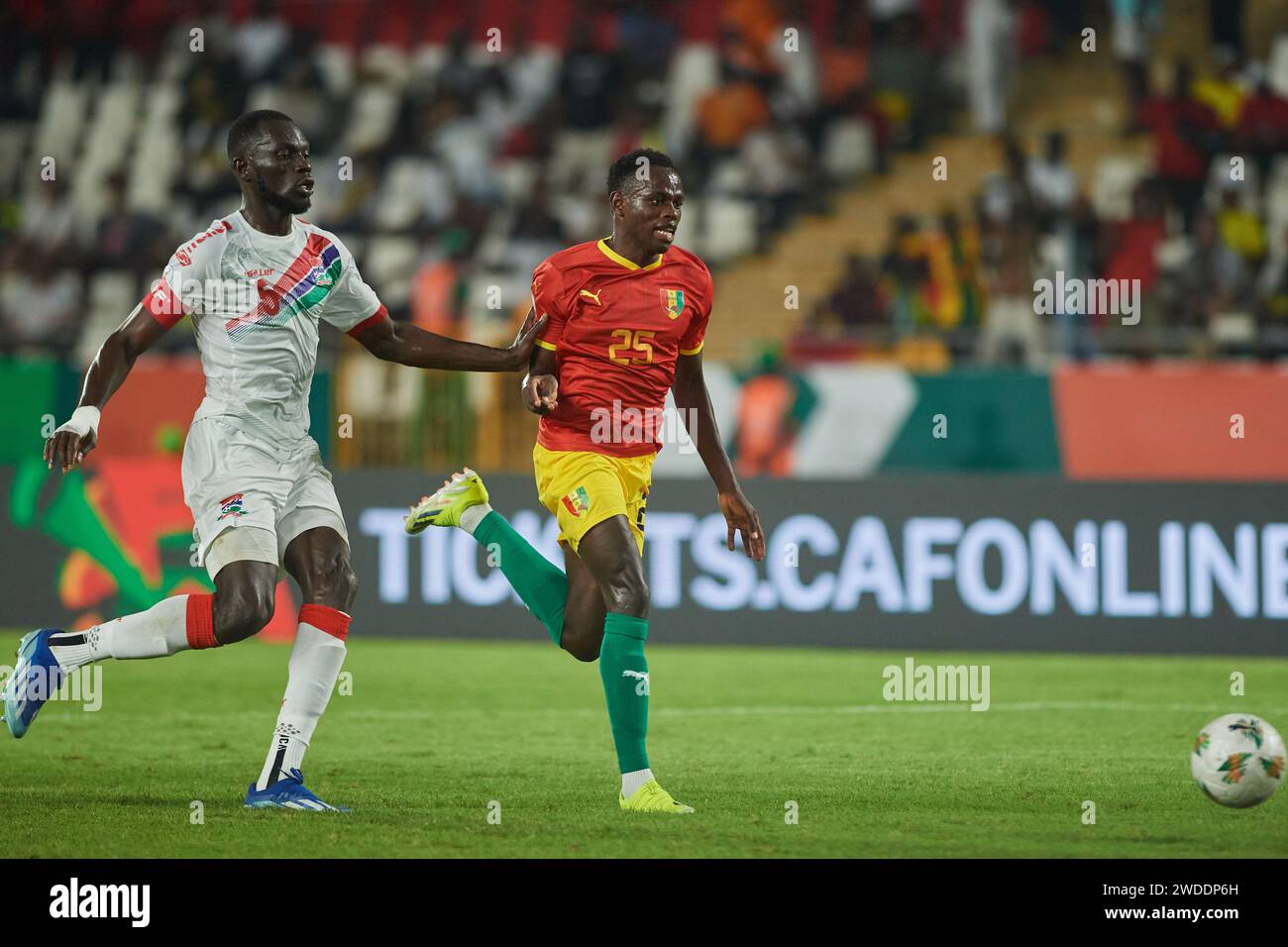 Highlights of the match between Guinea and Gambia at the Africa Cup of ...