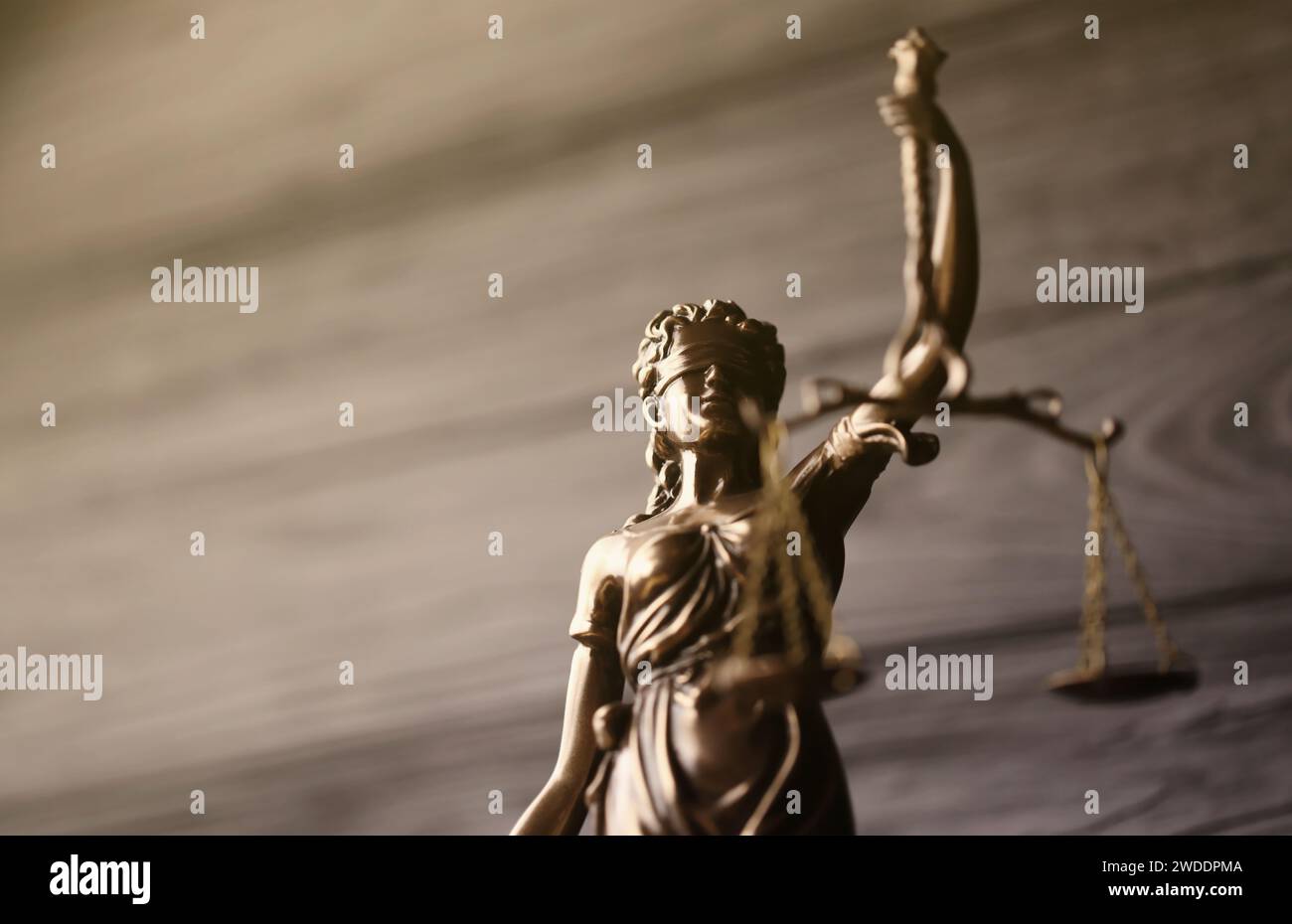 The Statue of Justice - lady justice or justitia the Roman goddess of ...