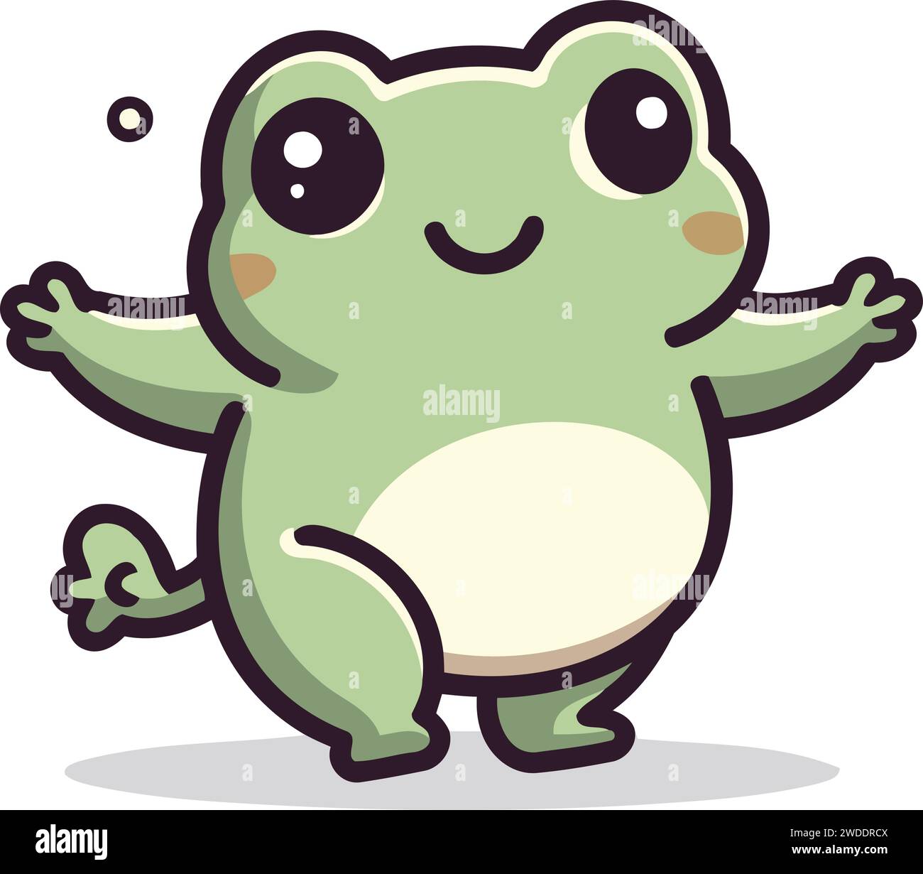 Friendly frog Stock Vector Images - Alamy