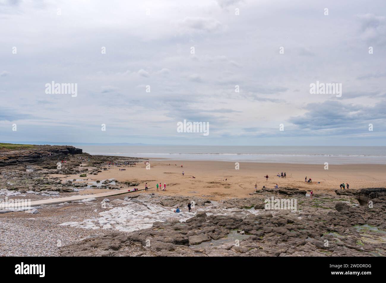 Rest Bay, a beautiful beach in Porthcawl, south Wales Stock Photo - Alamy