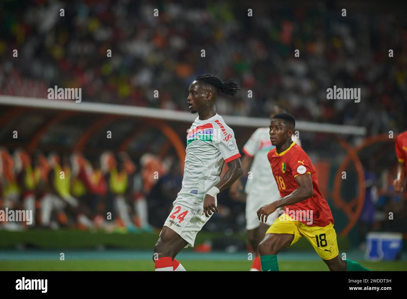 Highlights of the match between Guinea and Gambia at the Africa Cup of ...