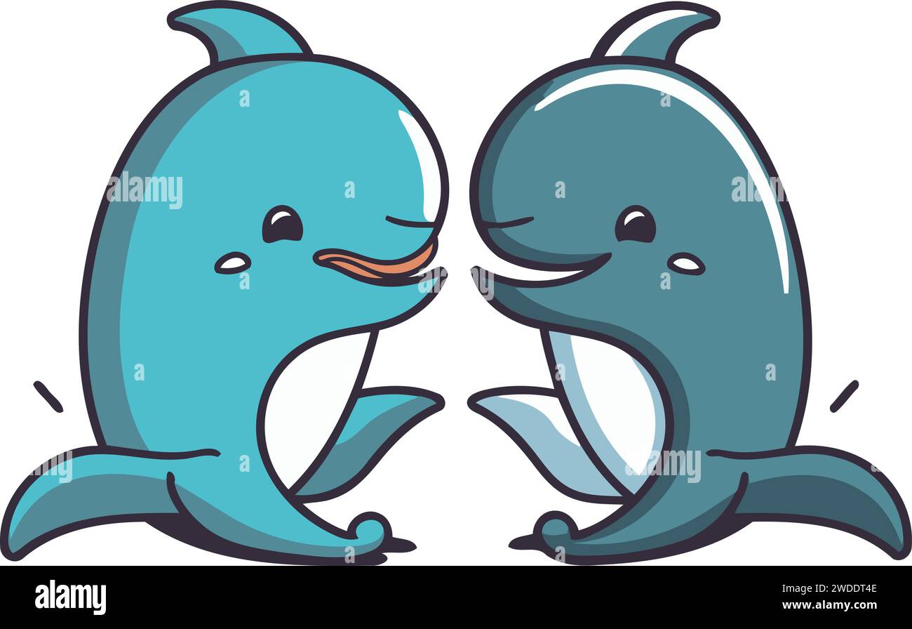 Whales cartoon Stock Vector Images - Alamy