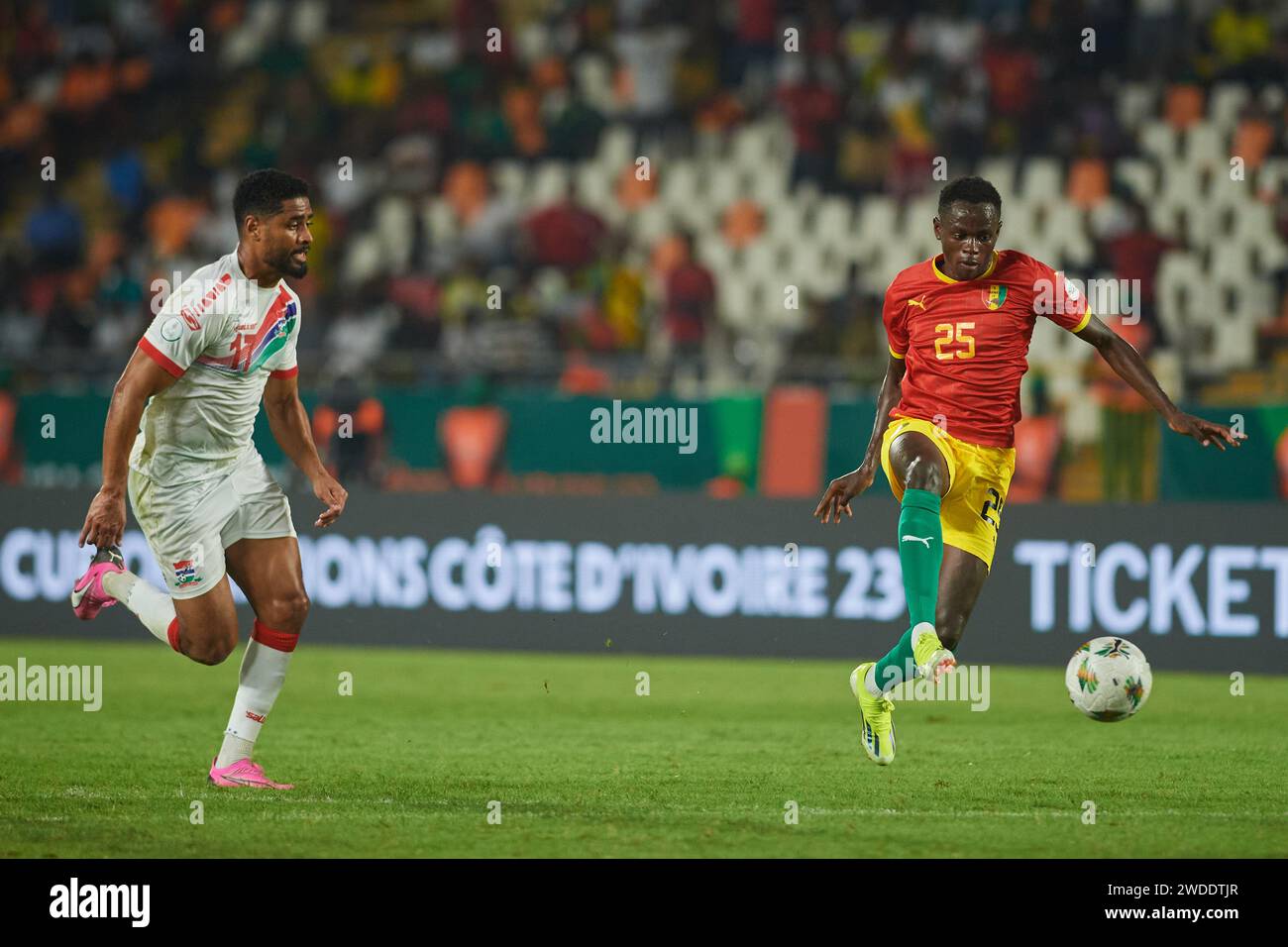Highlights of the match between Guinea and Gambia at the Africa Cup of ...