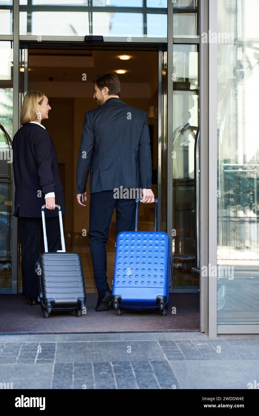 Couple elegant full length hotel hi-res stock photography and images ...