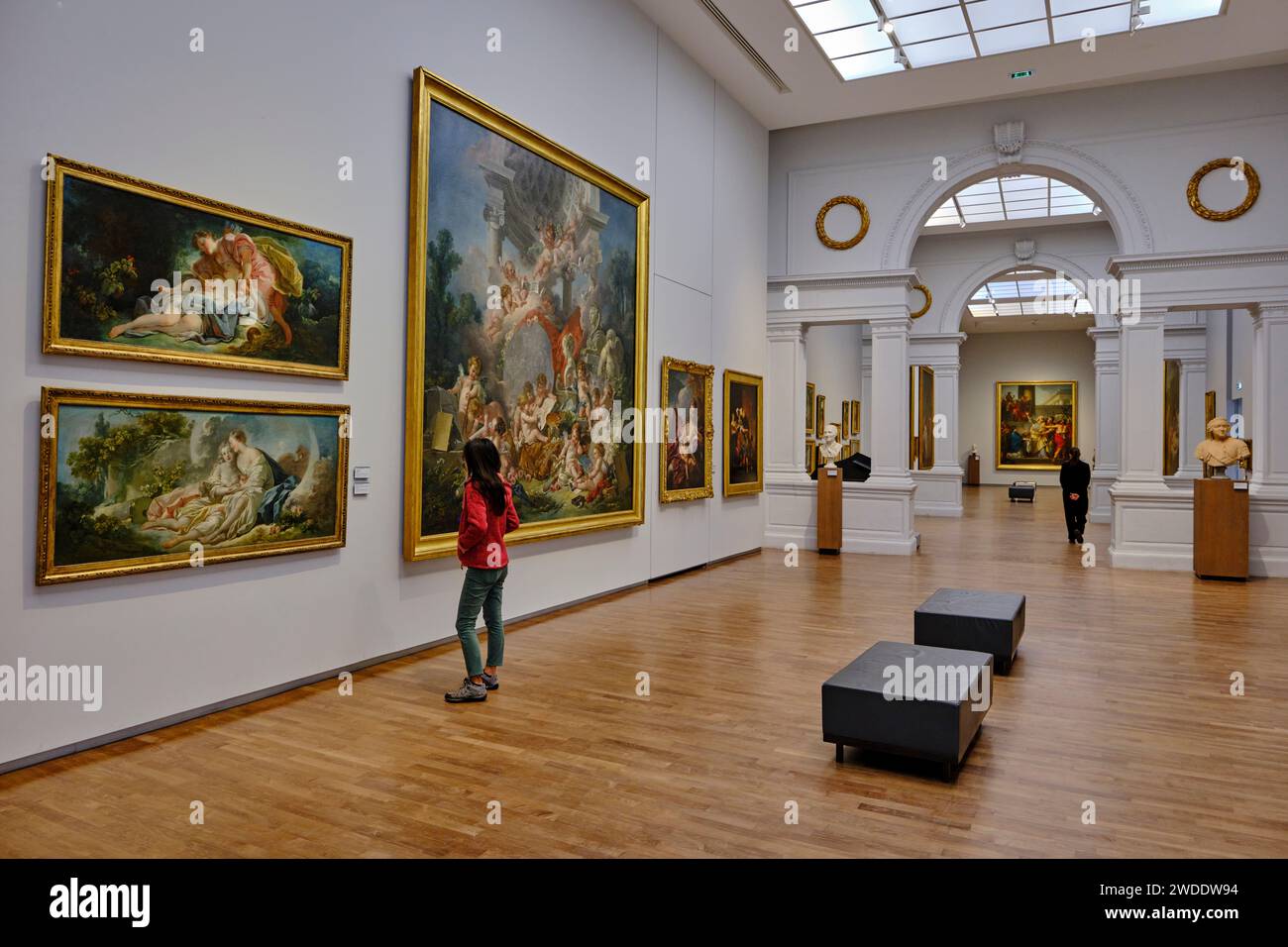 France, Maine-et-Loire, Angers, the Museum of Fine Arts in a former ...