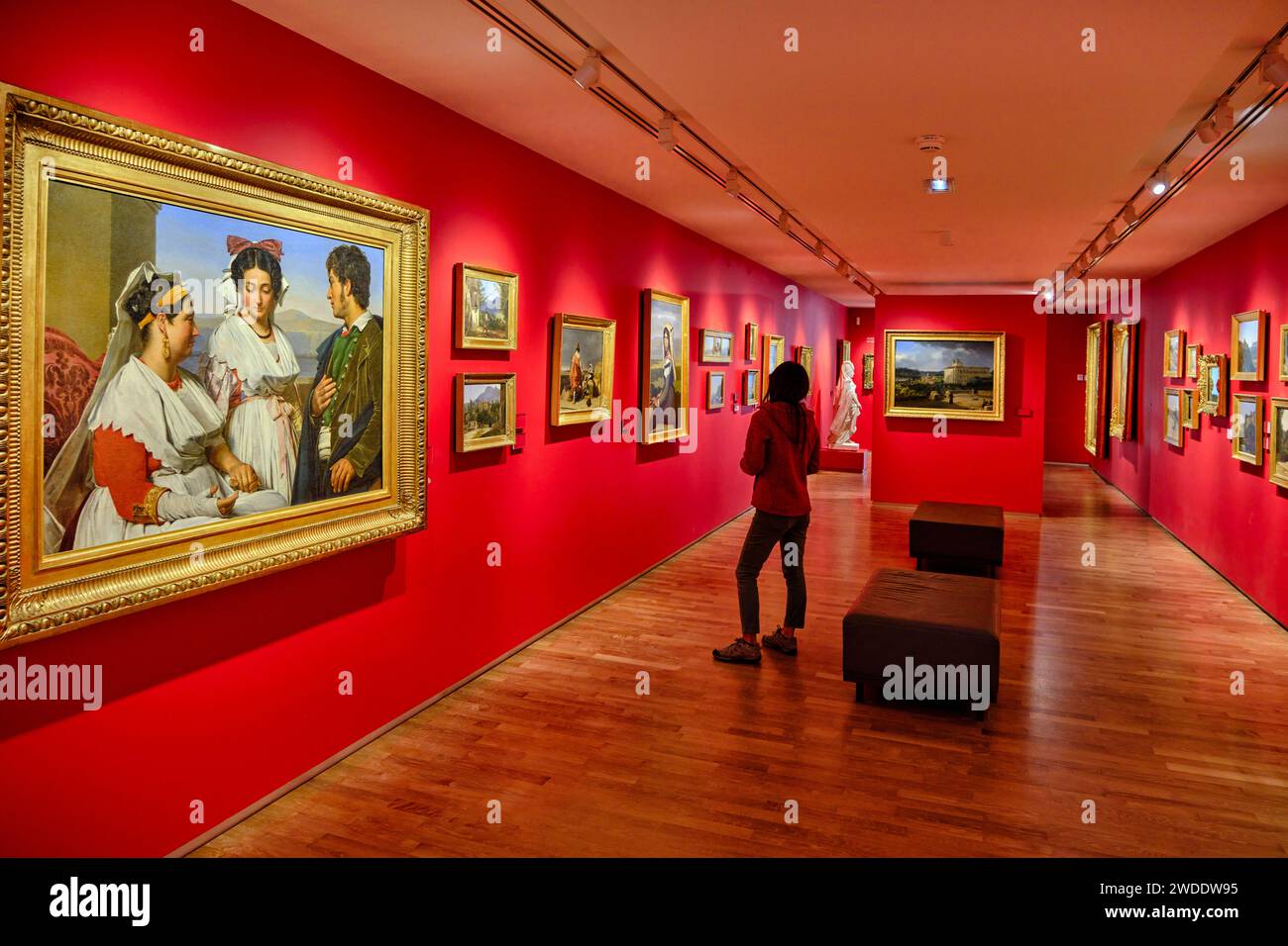 France, Maine-et-Loire, Angers, the Museum of Fine Arts in a former ...