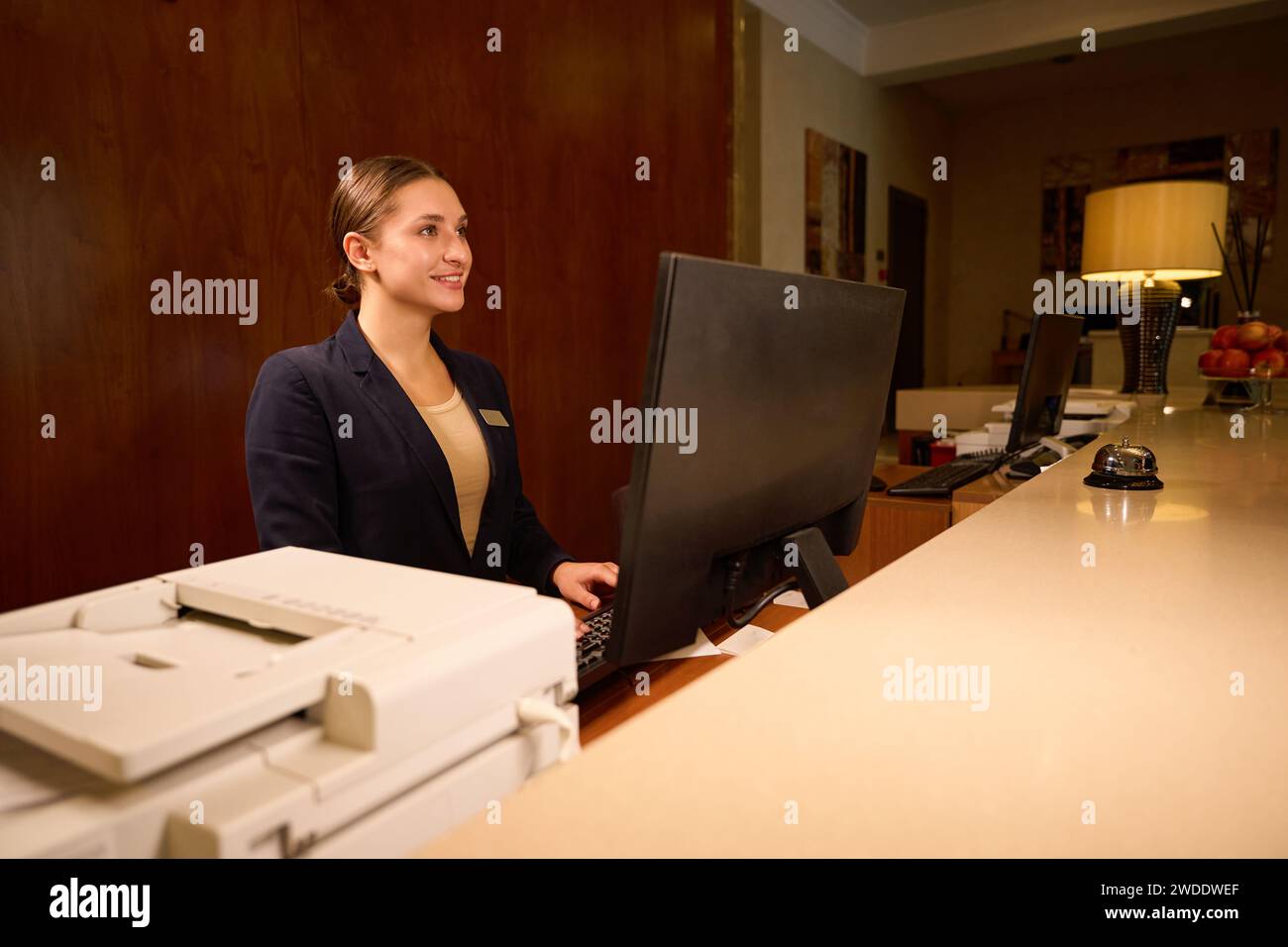 The check in counter for self help hi-res stock photography and images ...