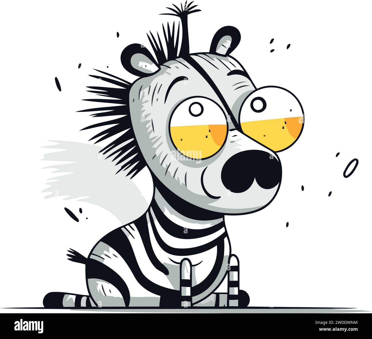 Funny zebra Stock Vector Images - Alamy