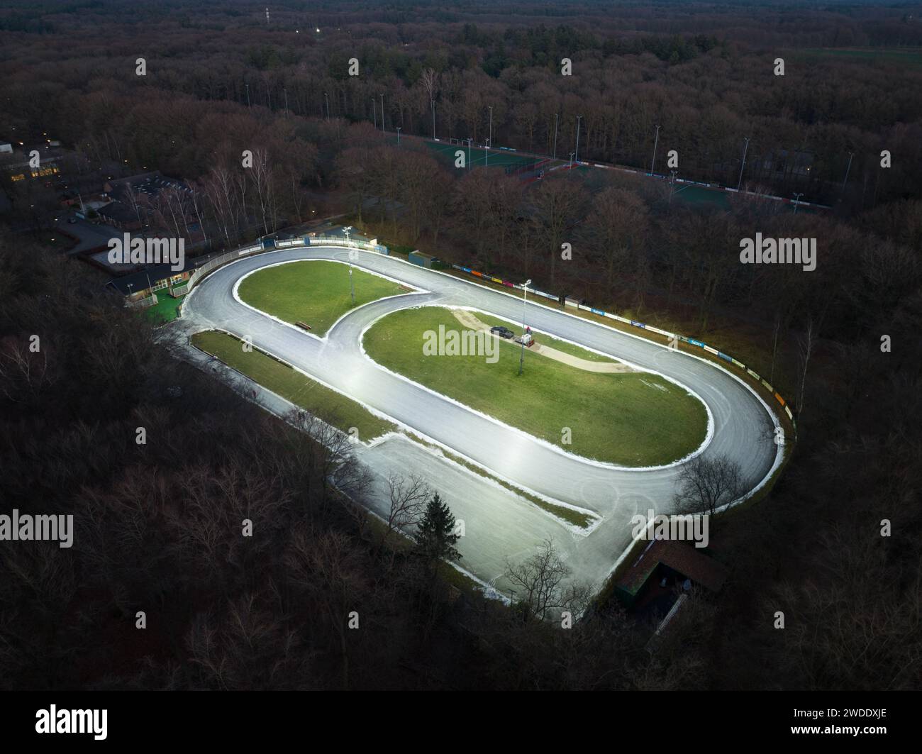 Ice rink birds eye view hi-res stock photography and images - Alamy