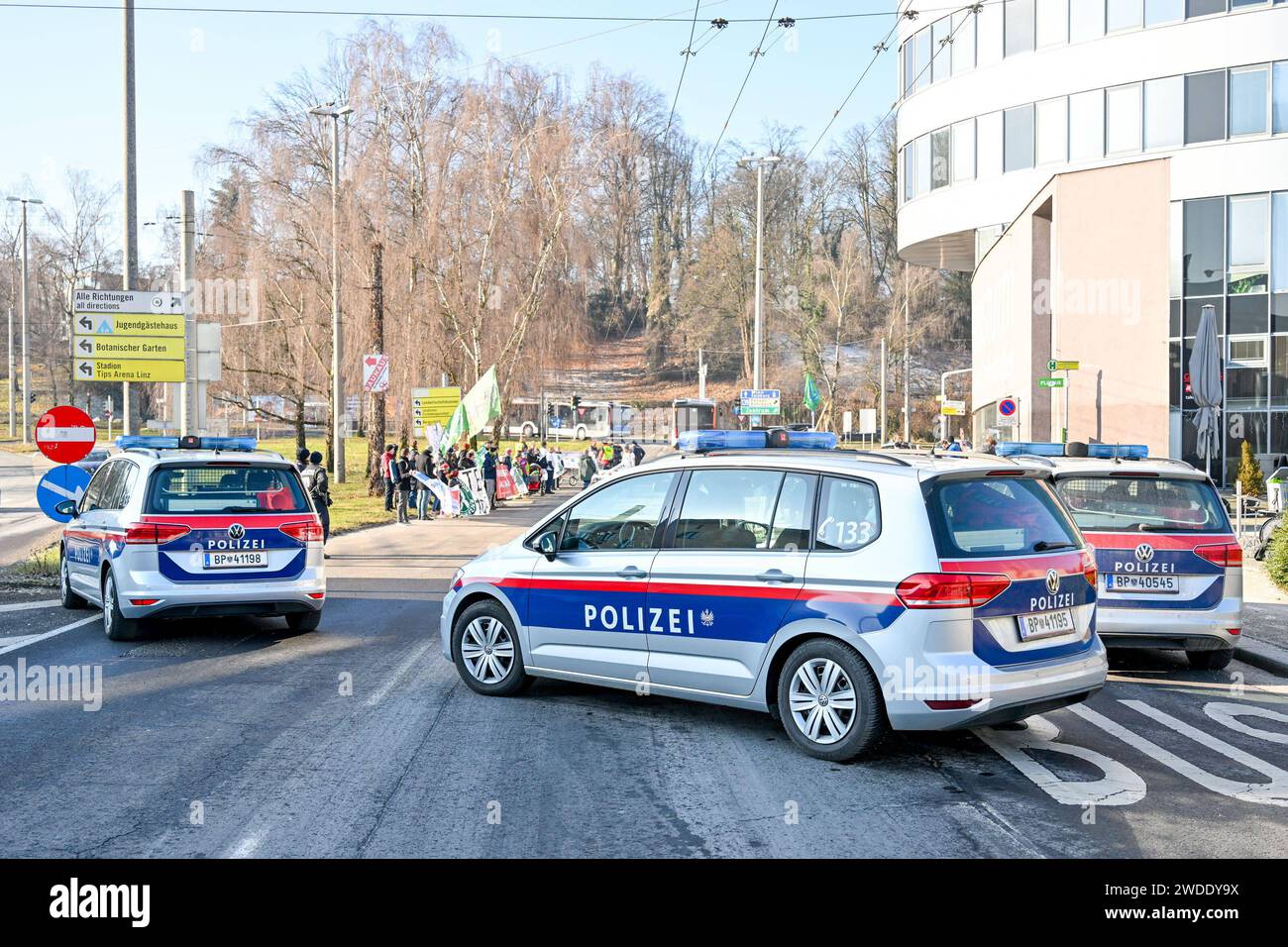 Demonstration gegen die Fertigstellung der A26 Westring 20.01.2024 ...