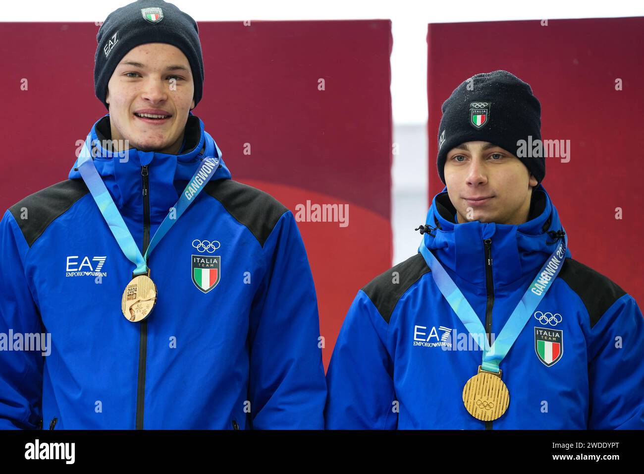 Pyeongchang, South Korea. 20th Jan, 2024. Gold medalists Philipp ...
