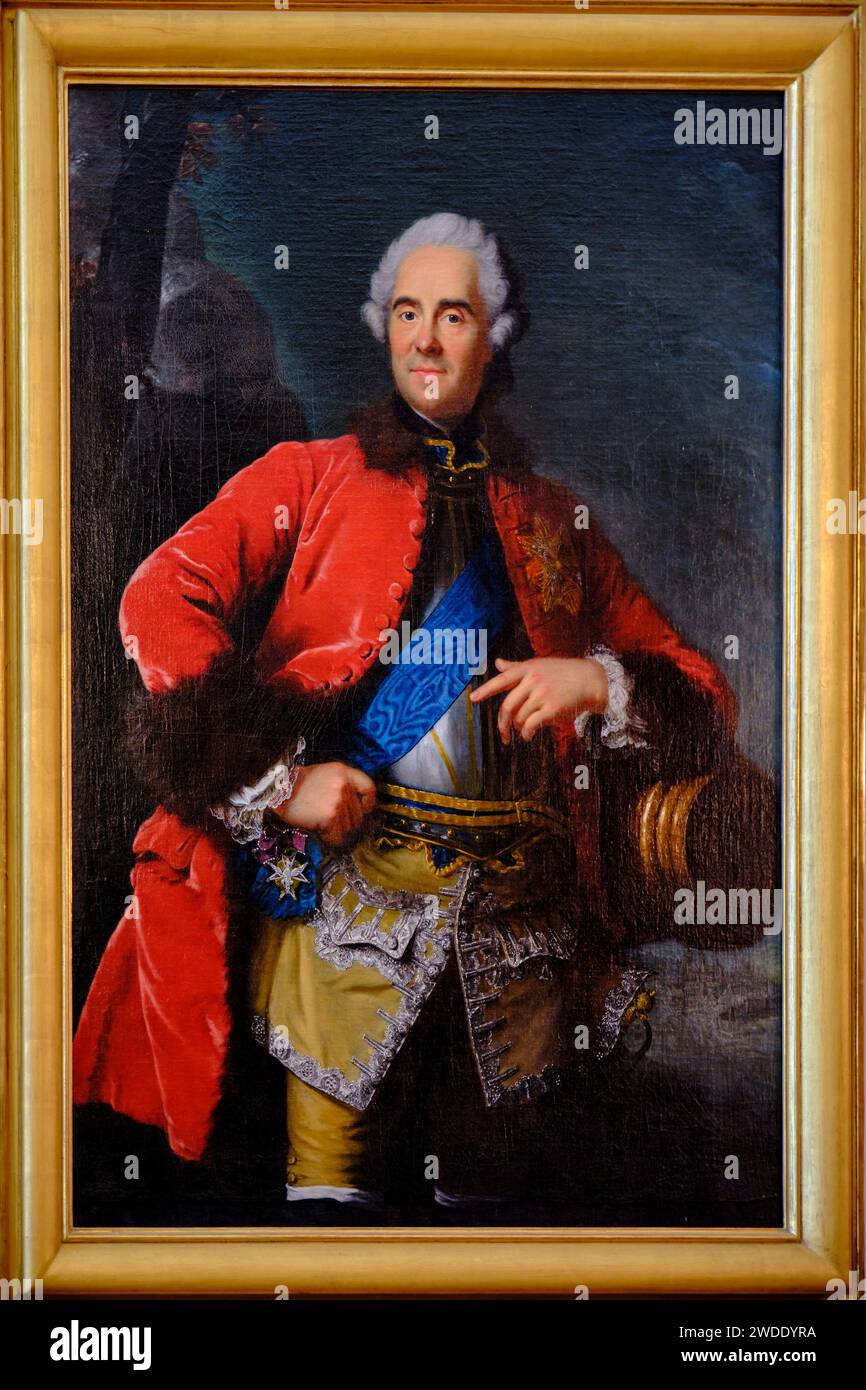 Portrait painting chambord castle hi-res stock photography and images ...