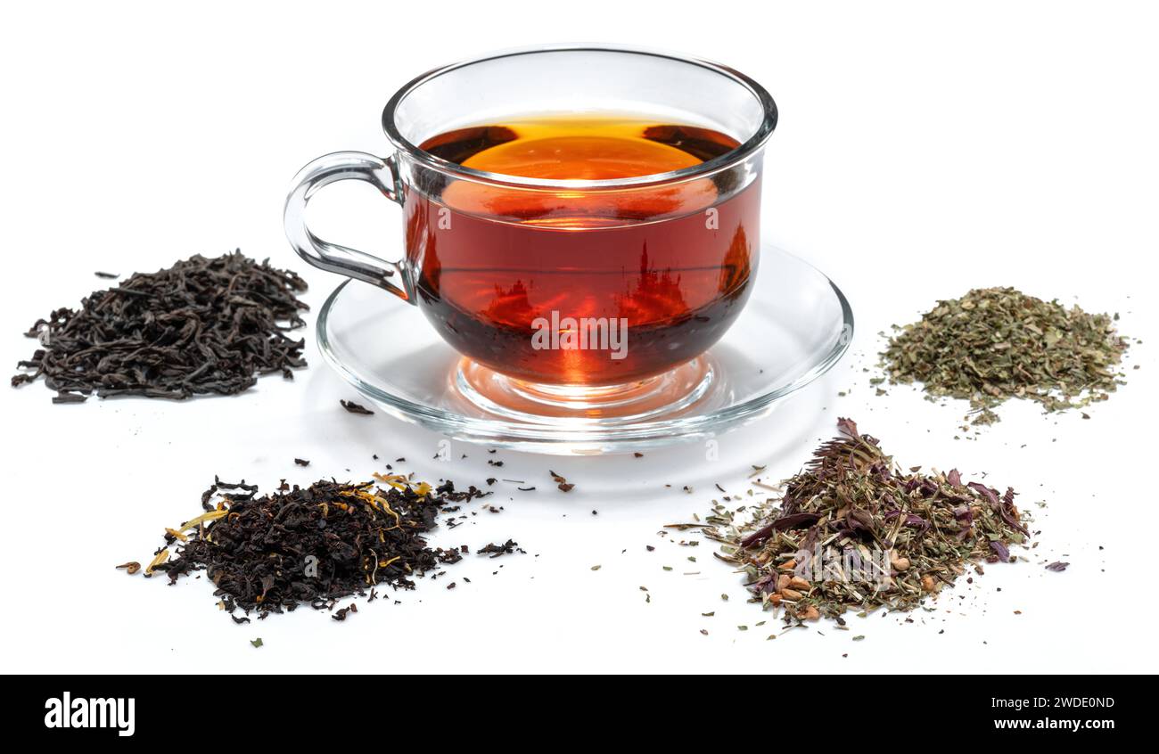 Cup tea dry teas Cut Out Stock Images & Pictures - Alamy