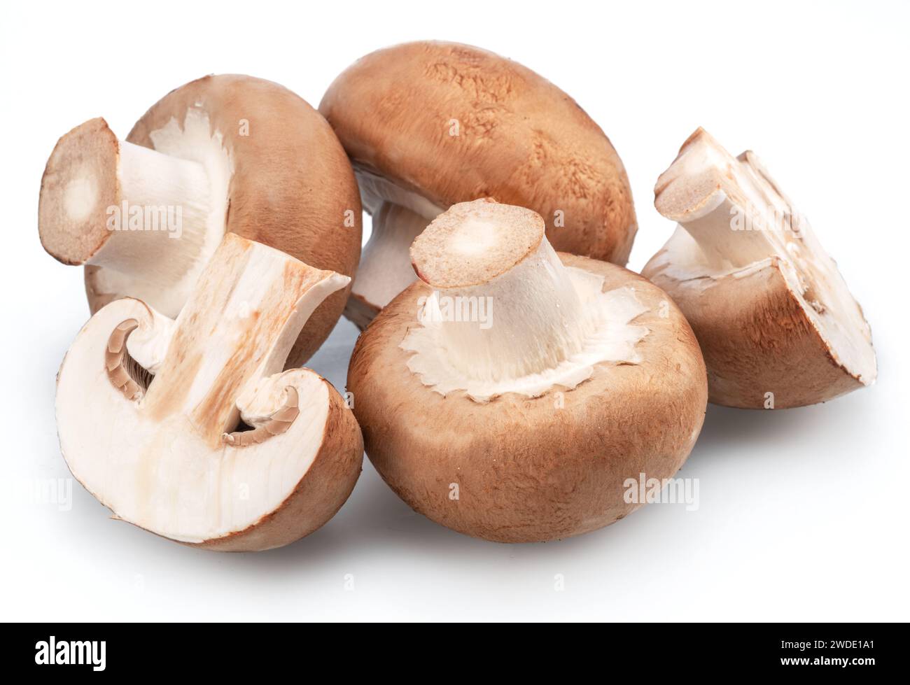 Champignons champignon slices on Cut Out Stock Images & Pictures - Alamy