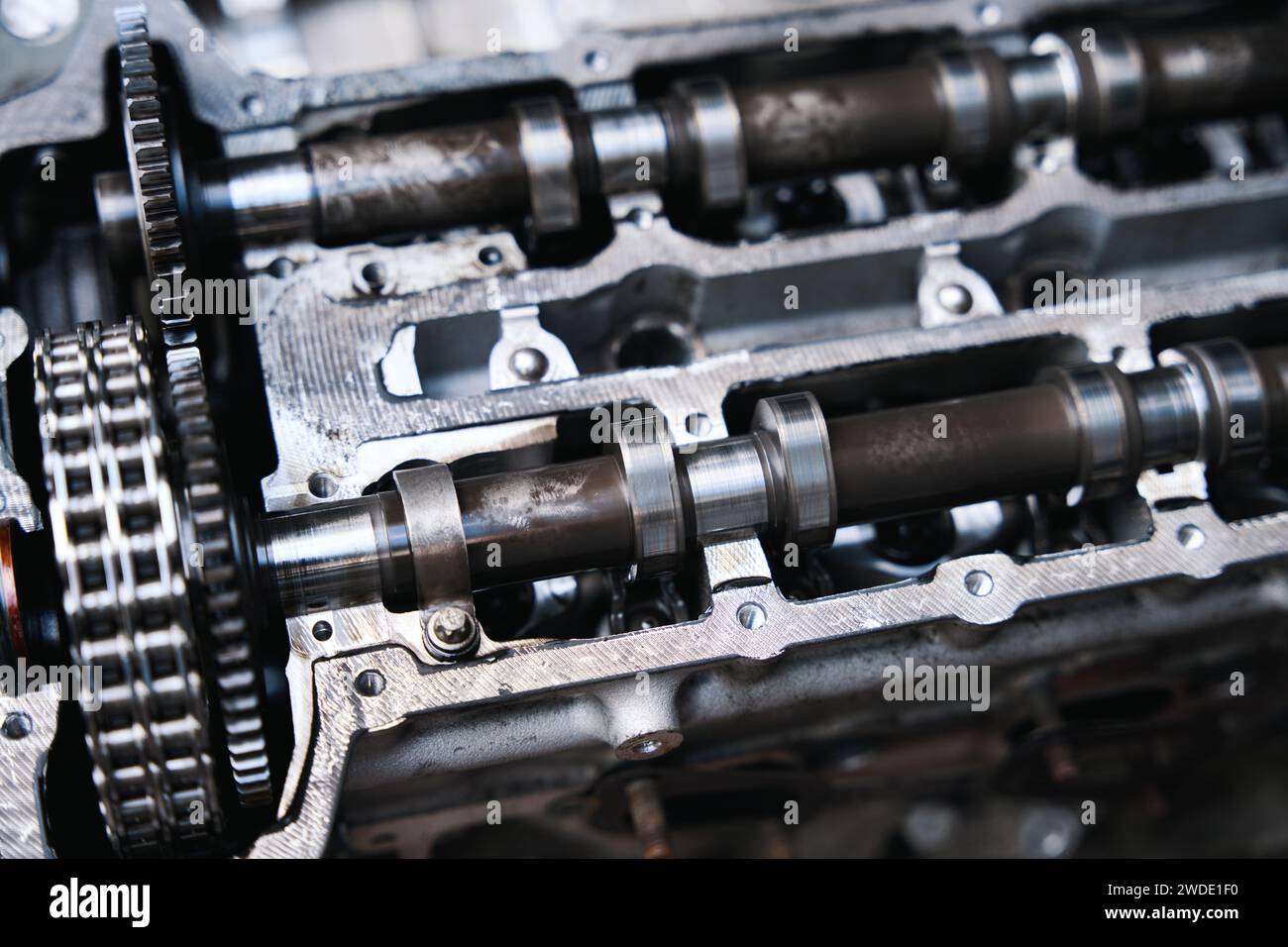 High-tech metal auto parts for car engine Stock Photo - Alamy