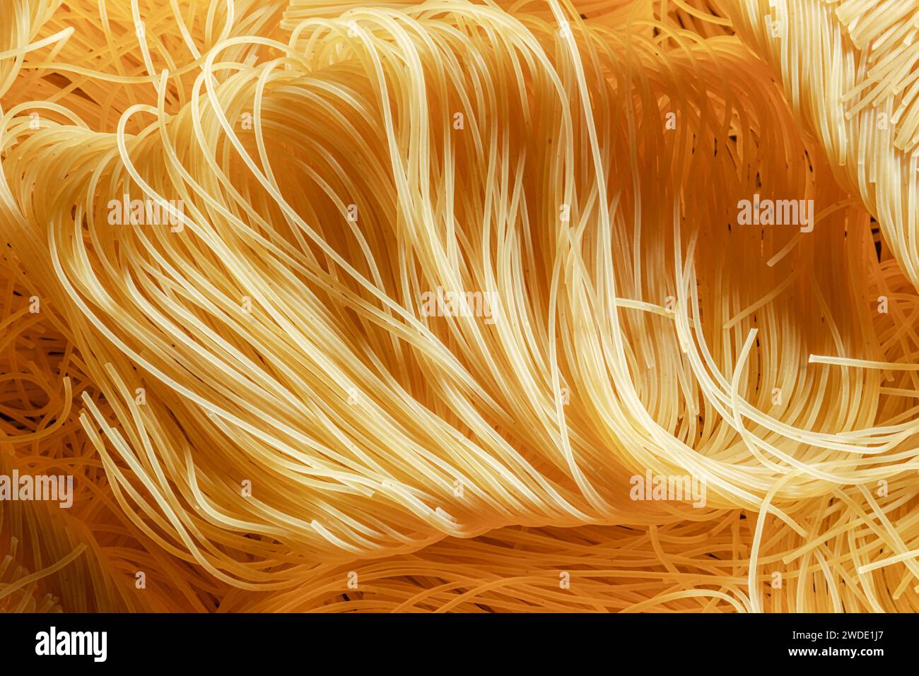 Italian pasta vermicelli close-up. Food background Stock Photo - Alamy
