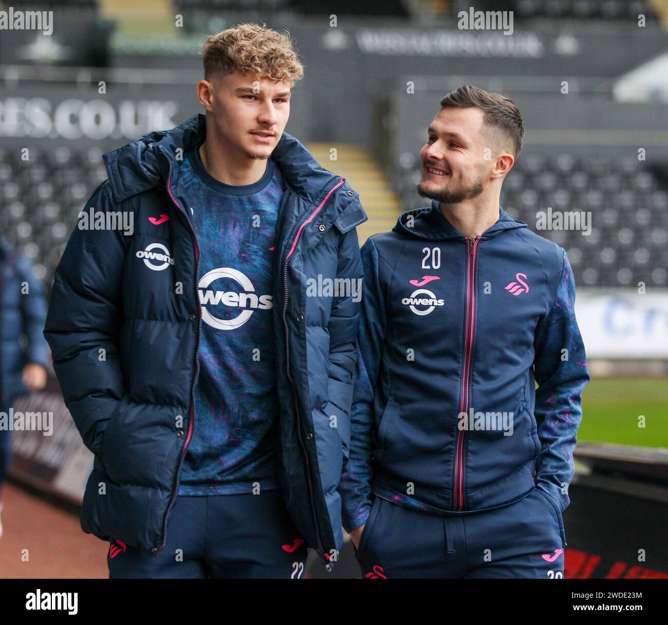 Swansea.com Stadium, Swansea, UK. 20th Jan, 2024. EFL Championship ...