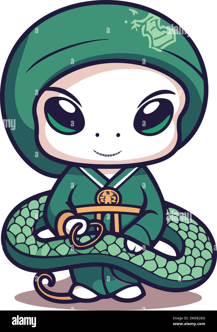 Japanese snake Stock Vector Images - Alamy