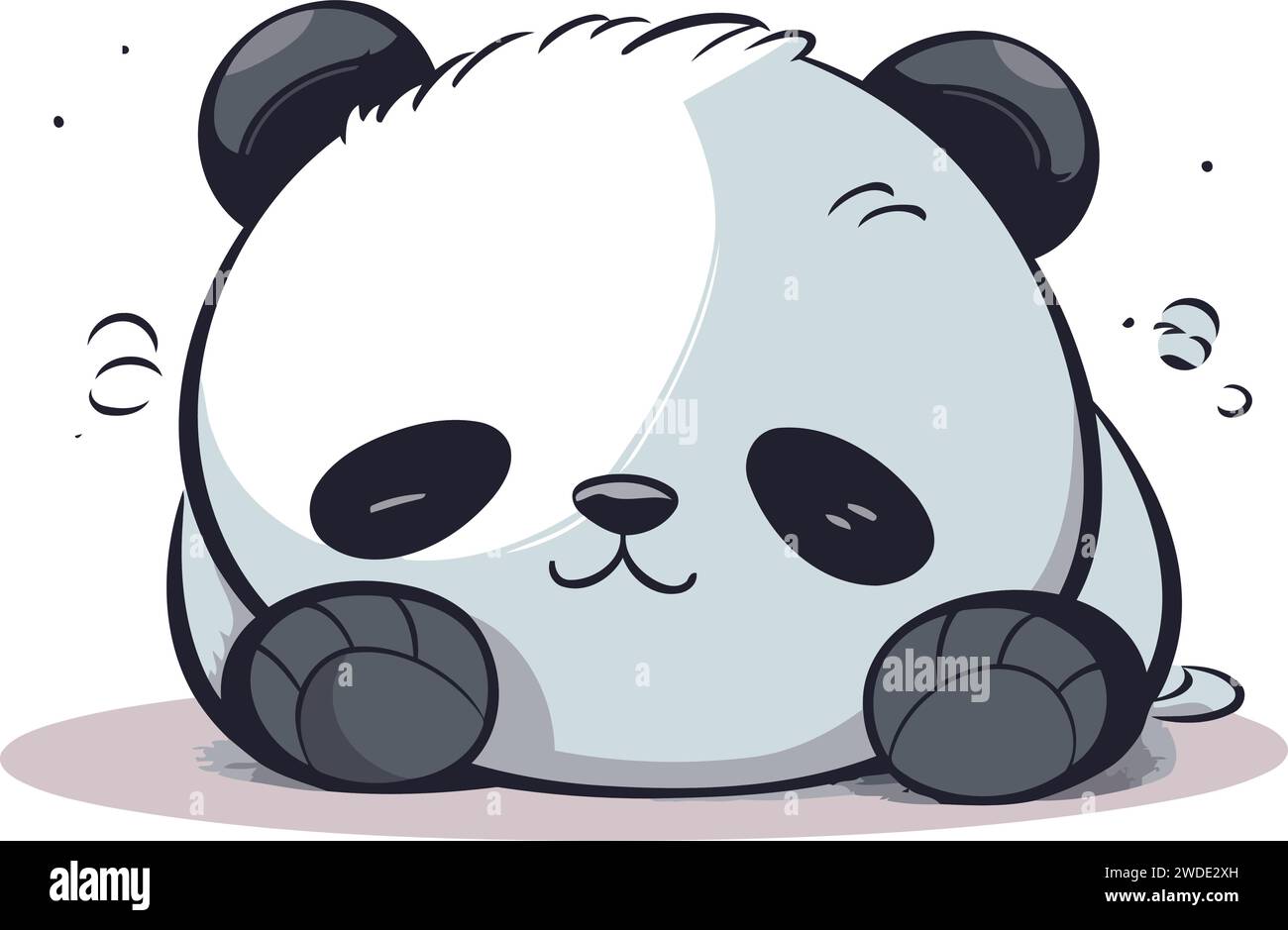 Cute panda cartoon hi-res stock photography and images - Alamy