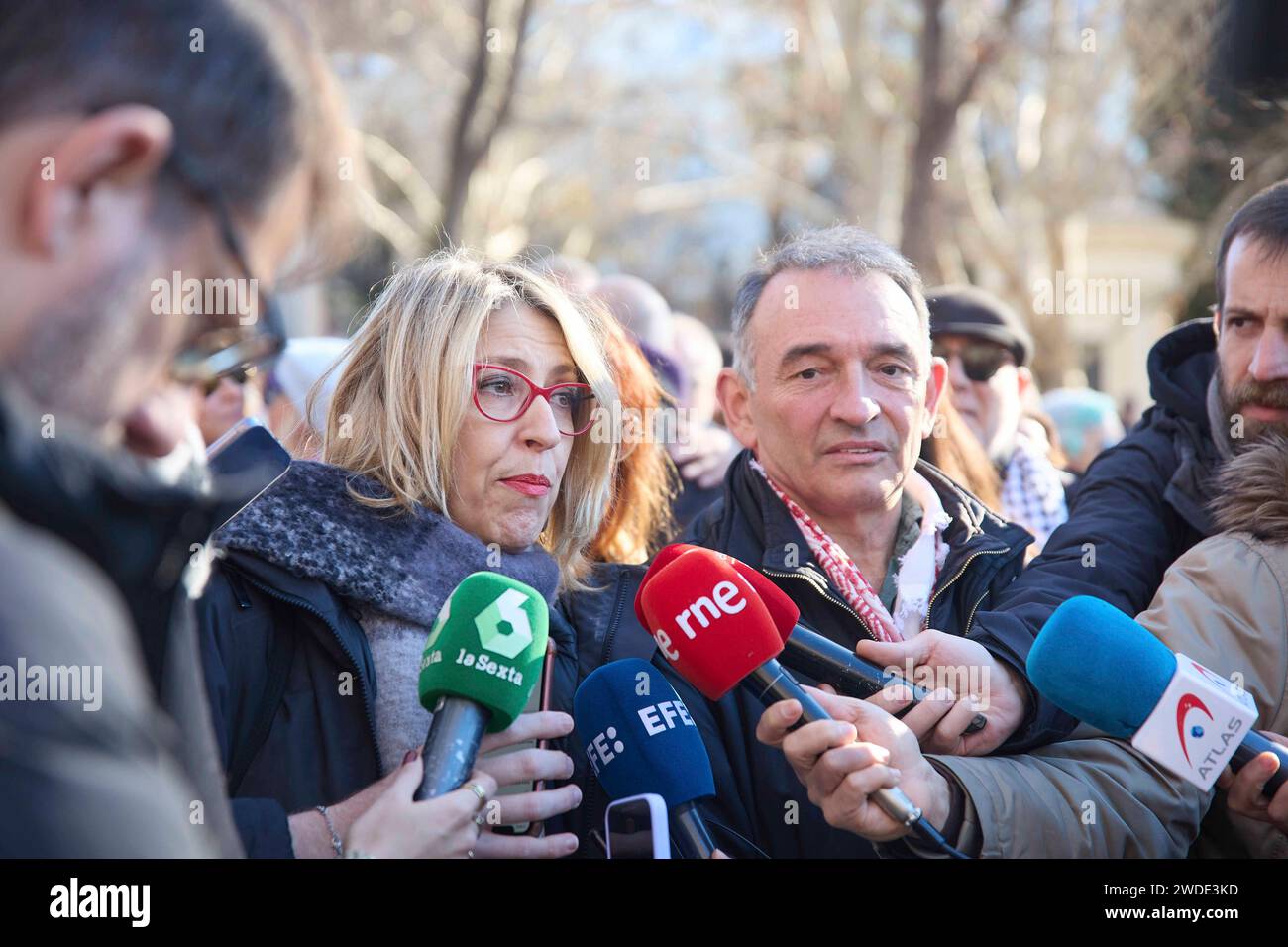 The MEP of the European United Left group María Eugenia Rodríguez Palop ...
