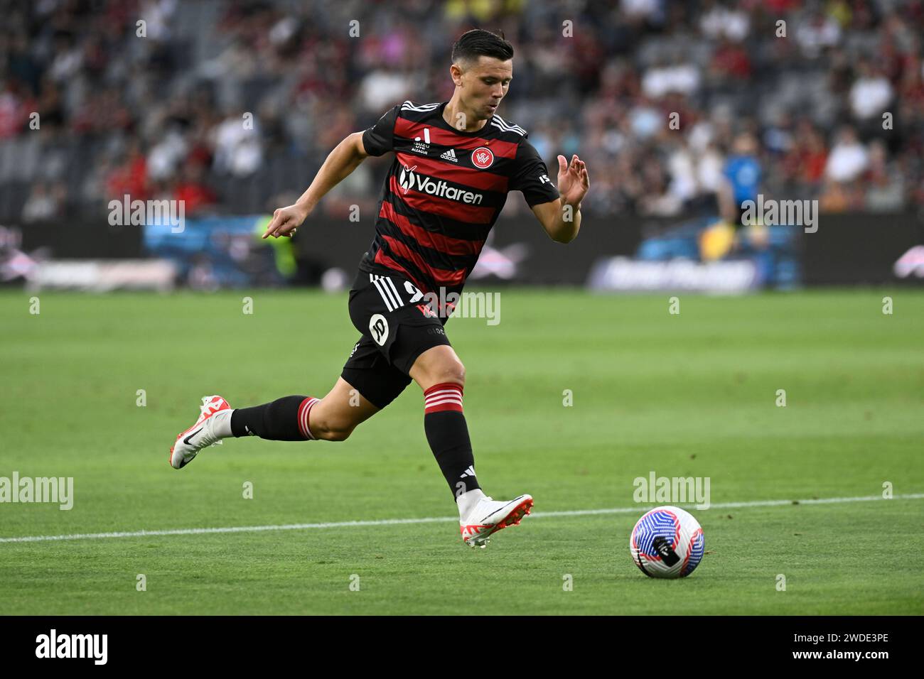 20th January 2024; CommBank Stadium, Sydney, NSW, Australia: A-League ...