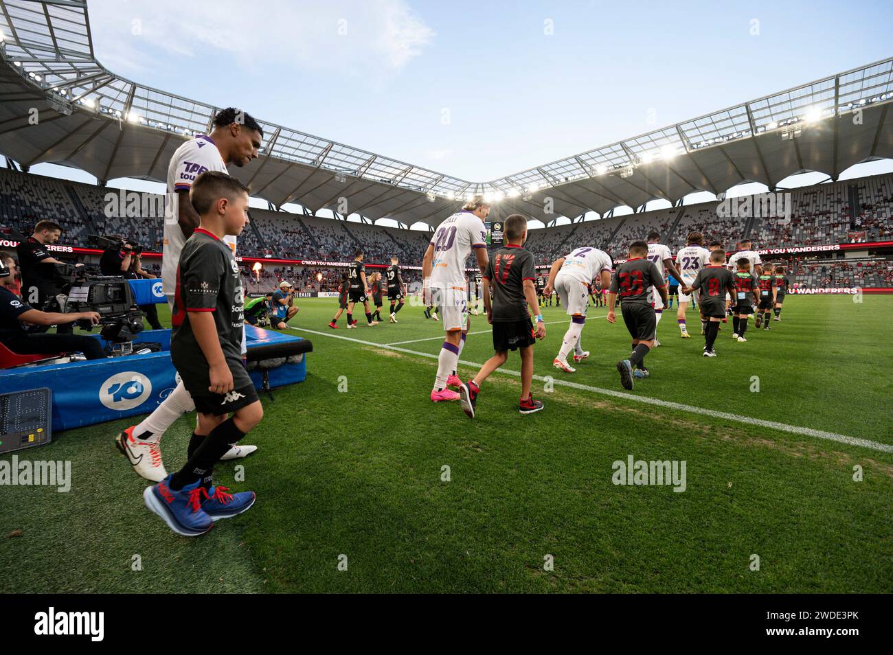 20th January 2024; CommBank Stadium, Sydney, NSW, Australia: A-League Football, Western Sydney ...