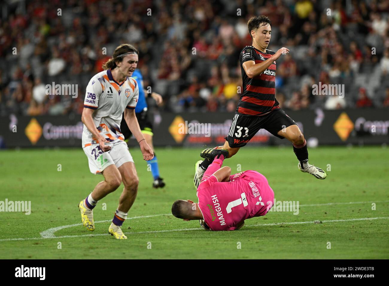 20th January 2024; CommBank Stadium, Sydney, NSW, Australia: A-League ...
