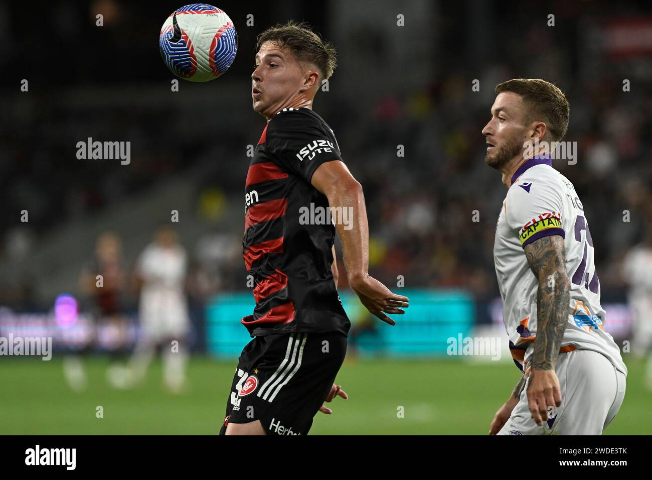 20th January 2024; CommBank Stadium, Sydney, NSW, Australia: A-League ...