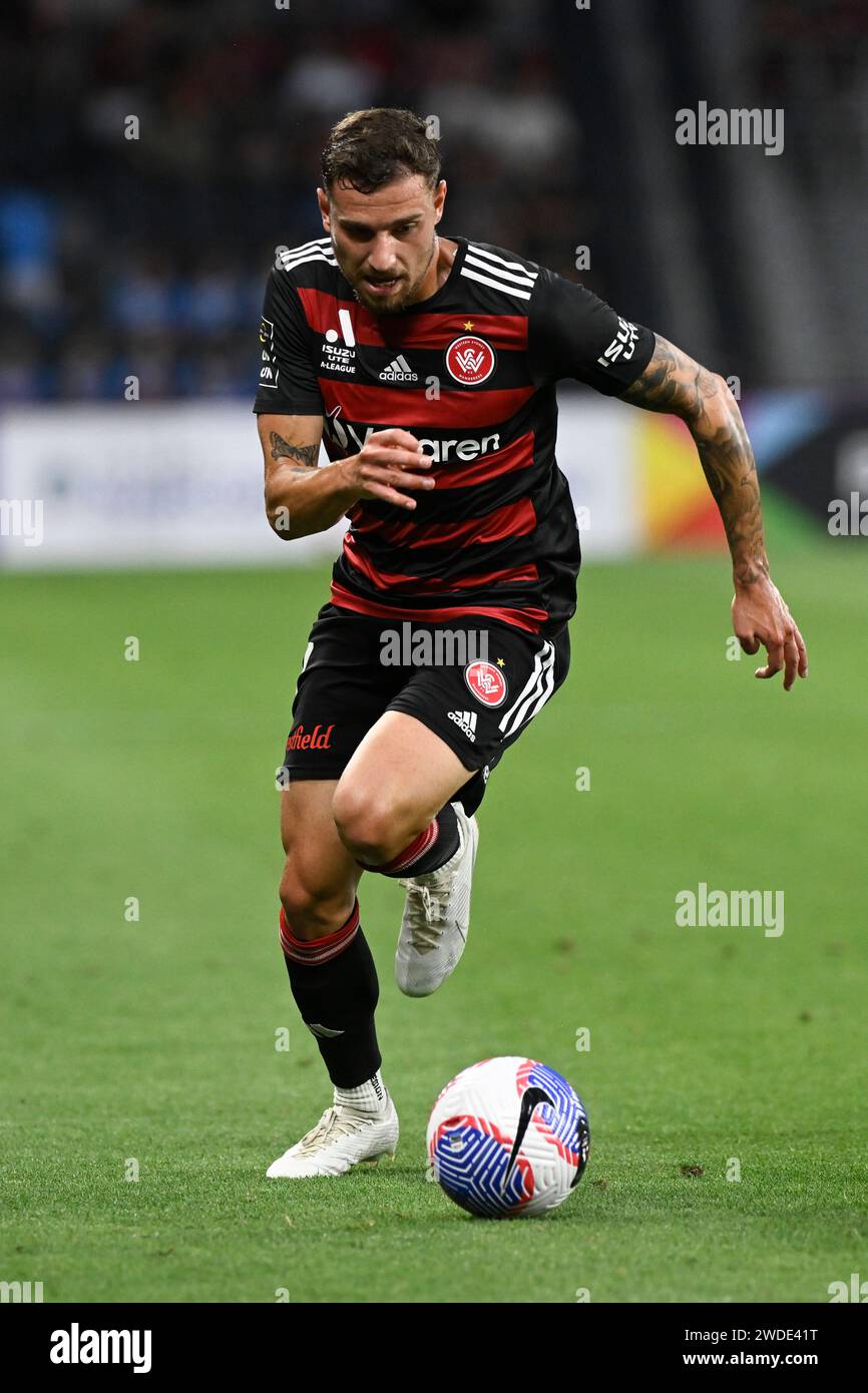 20th January 2024; CommBank Stadium, Sydney, NSW, Australia: A-League ...