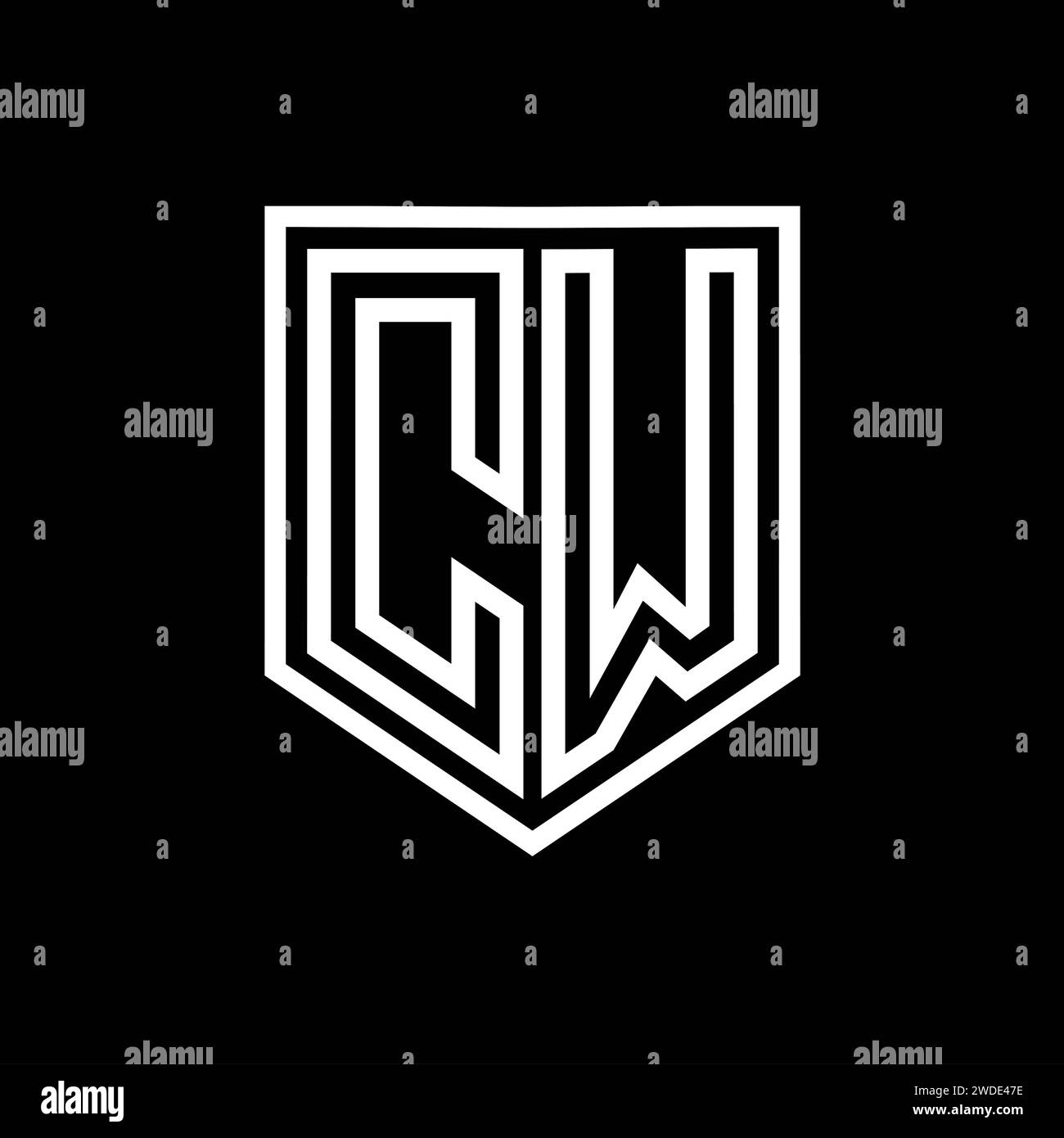 Cw font hi-res stock photography and images - Alamy