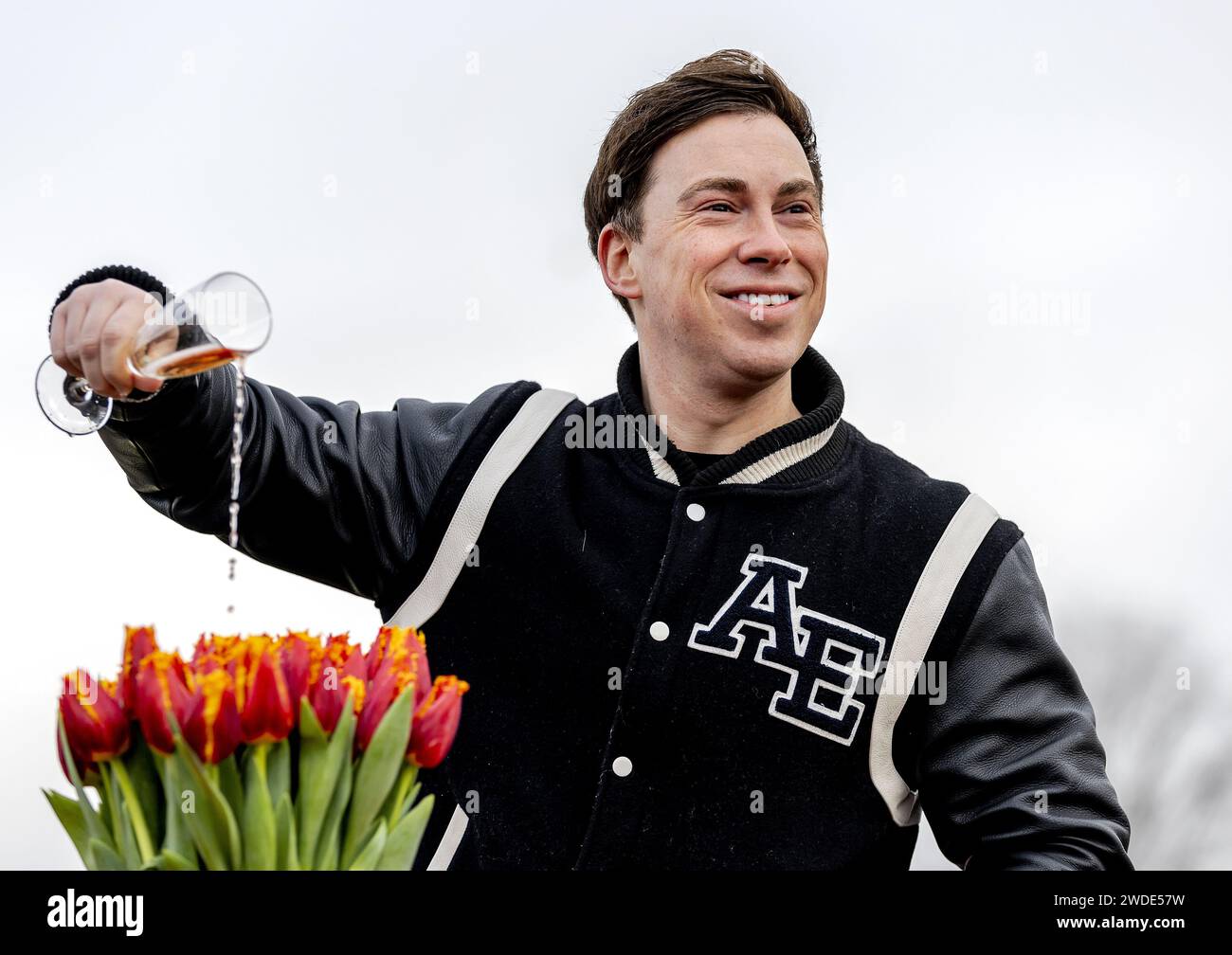 AMSTERDAM - DJ Hardwell names the new tulip 'Tulipa Hardwell' on ...
