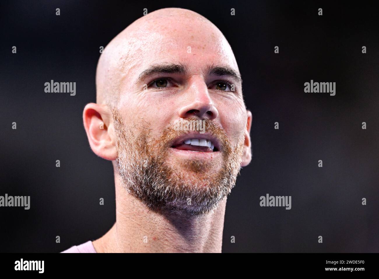 Melbourne, Australie. 19th Jan, 2024. Adrian Mannarino of France during ...