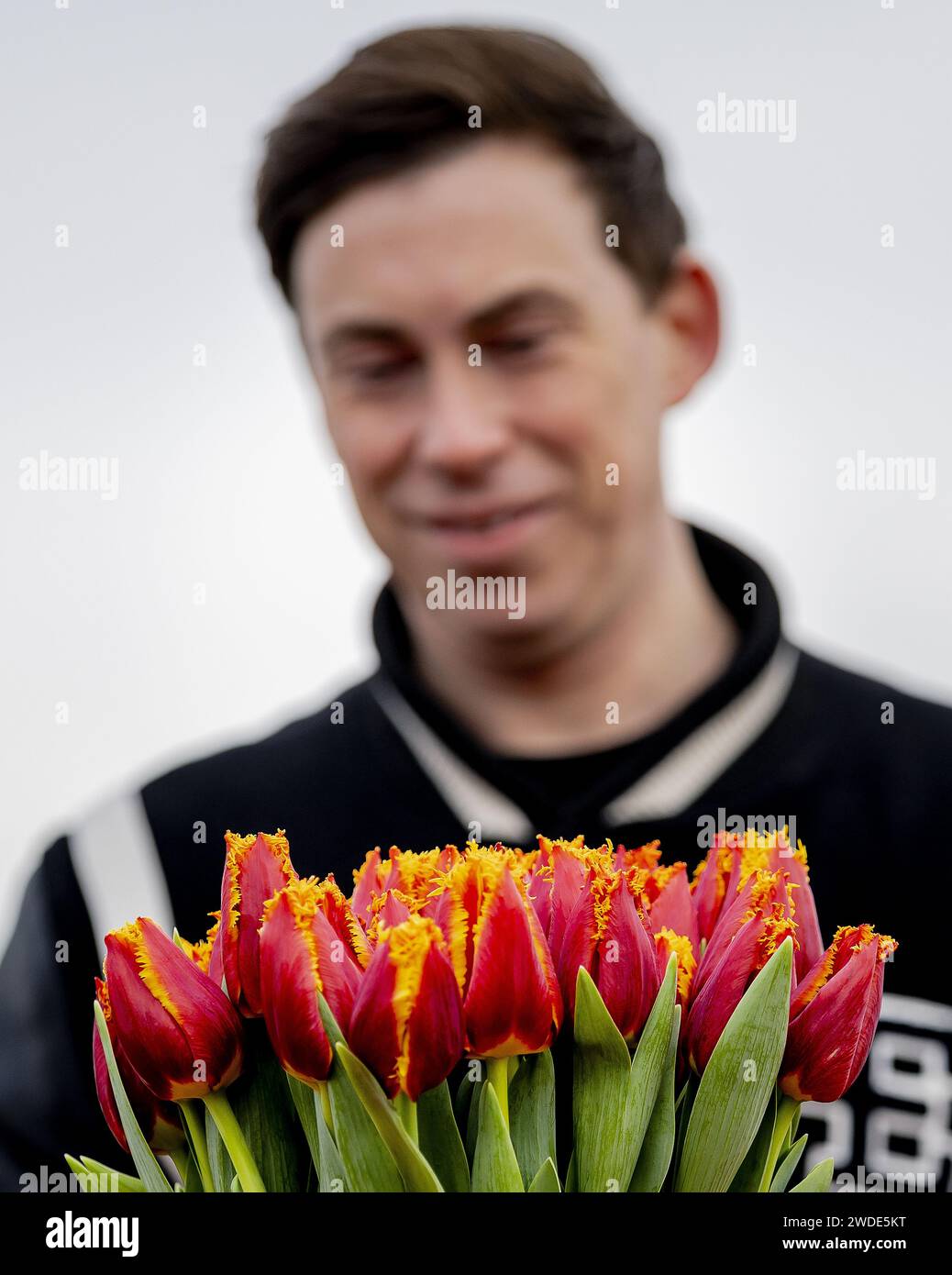 AMSTERDAM - DJ Hardwell names the new tulip 'Tulipa Hardwell' on ...