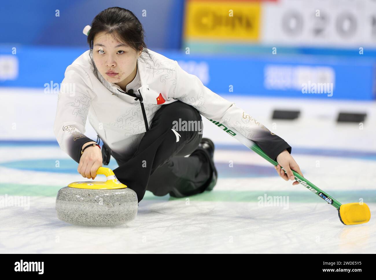 Gangneung, South Korea. 20th Jan, 2024. Gao Ya of China competes during ...