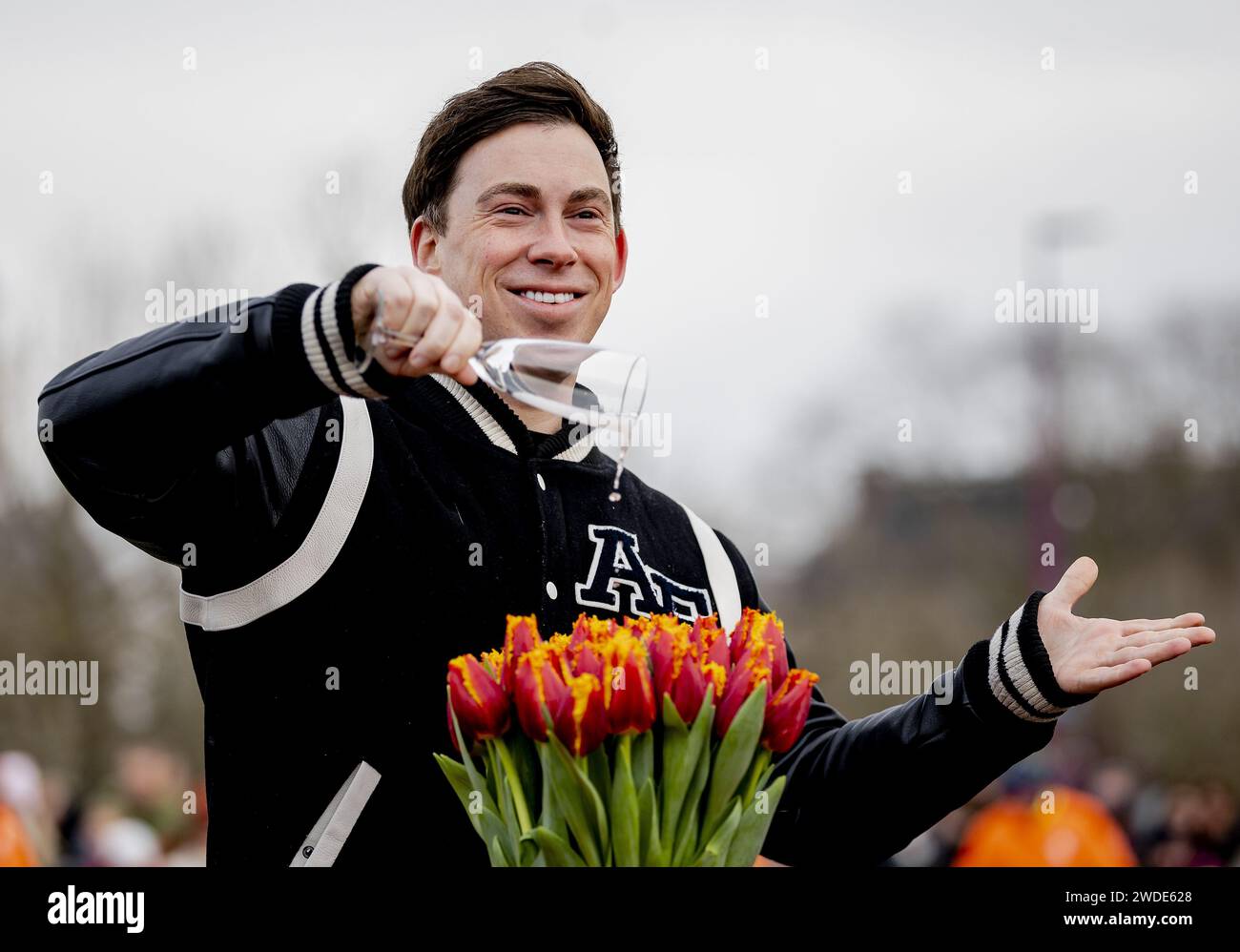 AMSTERDAM - DJ Hardwell names the new tulip 'Tulipa Hardwell' on ...