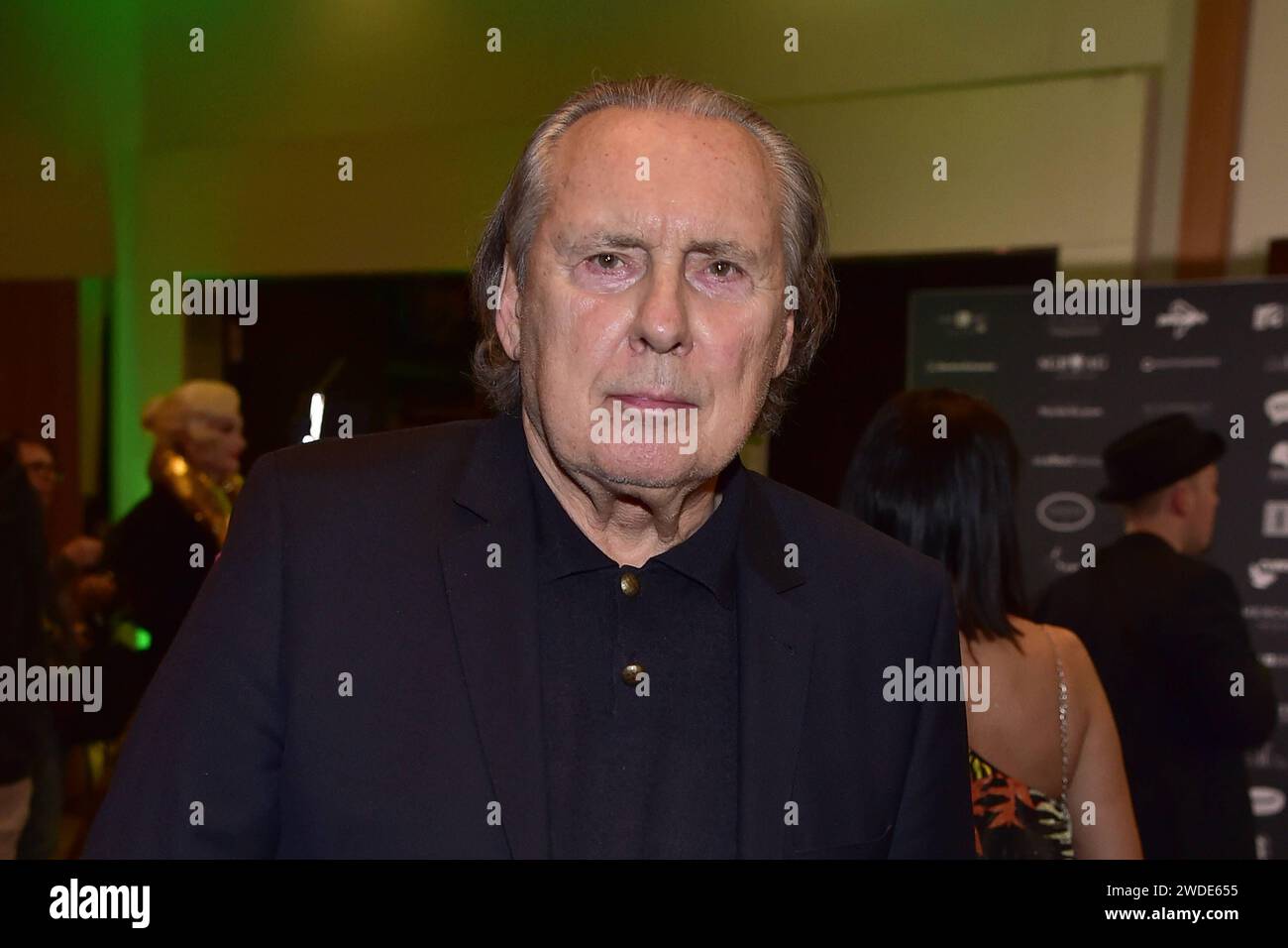 Peter Bond, 71 Ankunft zum Public Viewing zum TV-Start von - ich bin ...