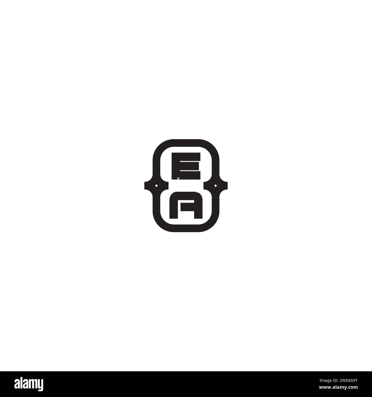 Letter ea vector vectors hi-res stock photography and images - Alamy