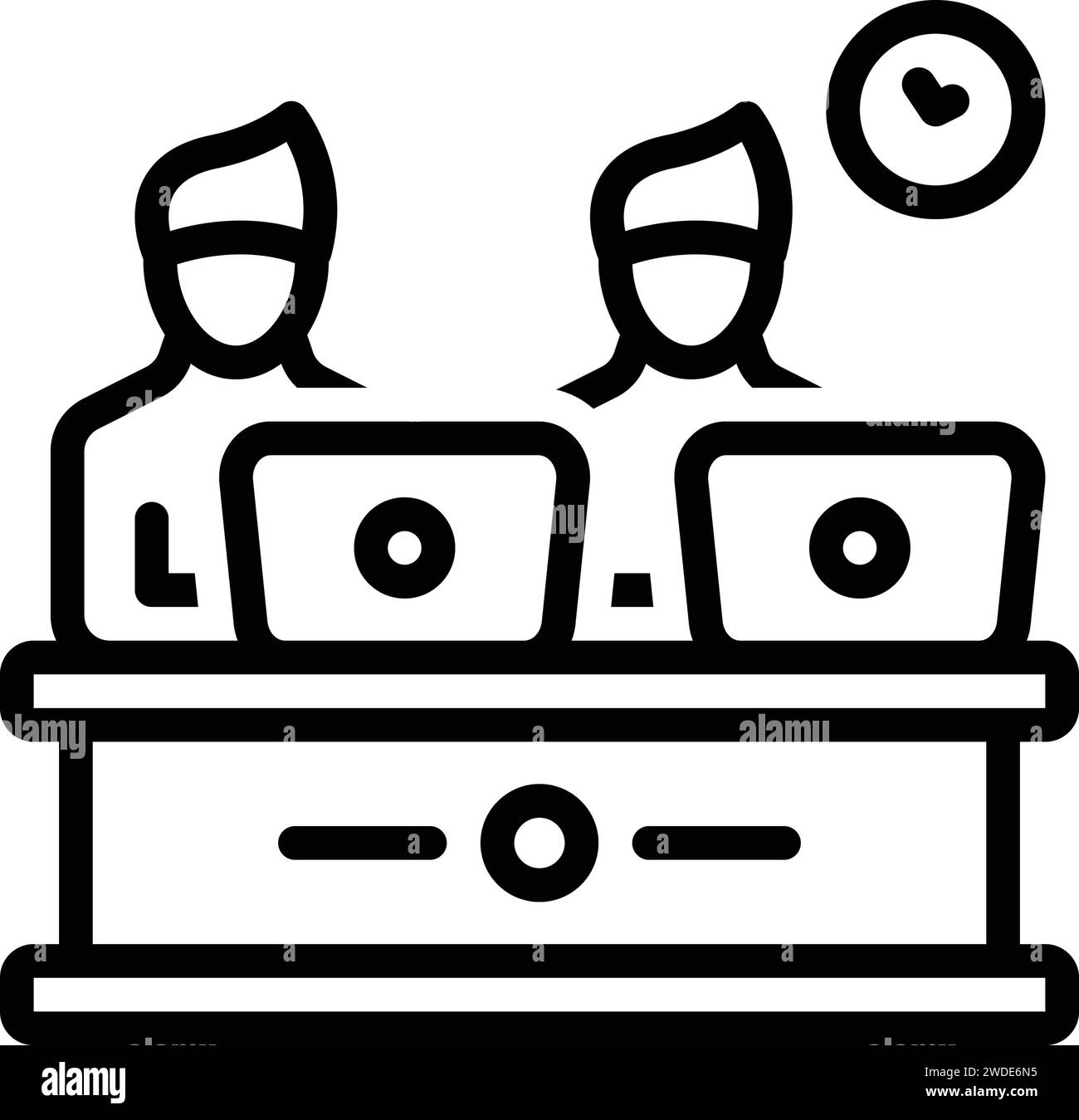 Icon for co worker,colleague Stock Vector Image & Art - Alamy