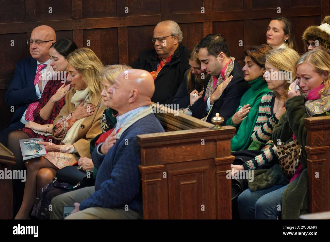 Mourners attending the funeral of Kids Company founder Camila ...
