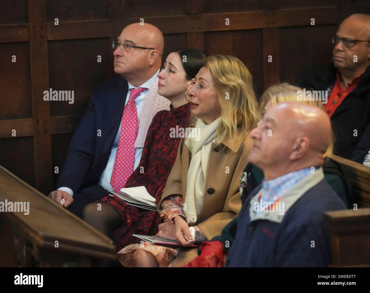 Mourners attending the funeral of Kids Company founder Camila ...
