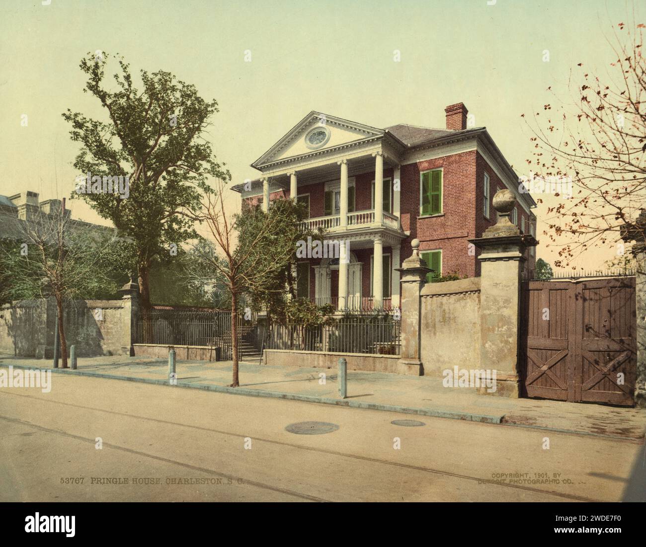 Pringle House, Charleston, South Carolina 1901 Stock Photo - Alamy