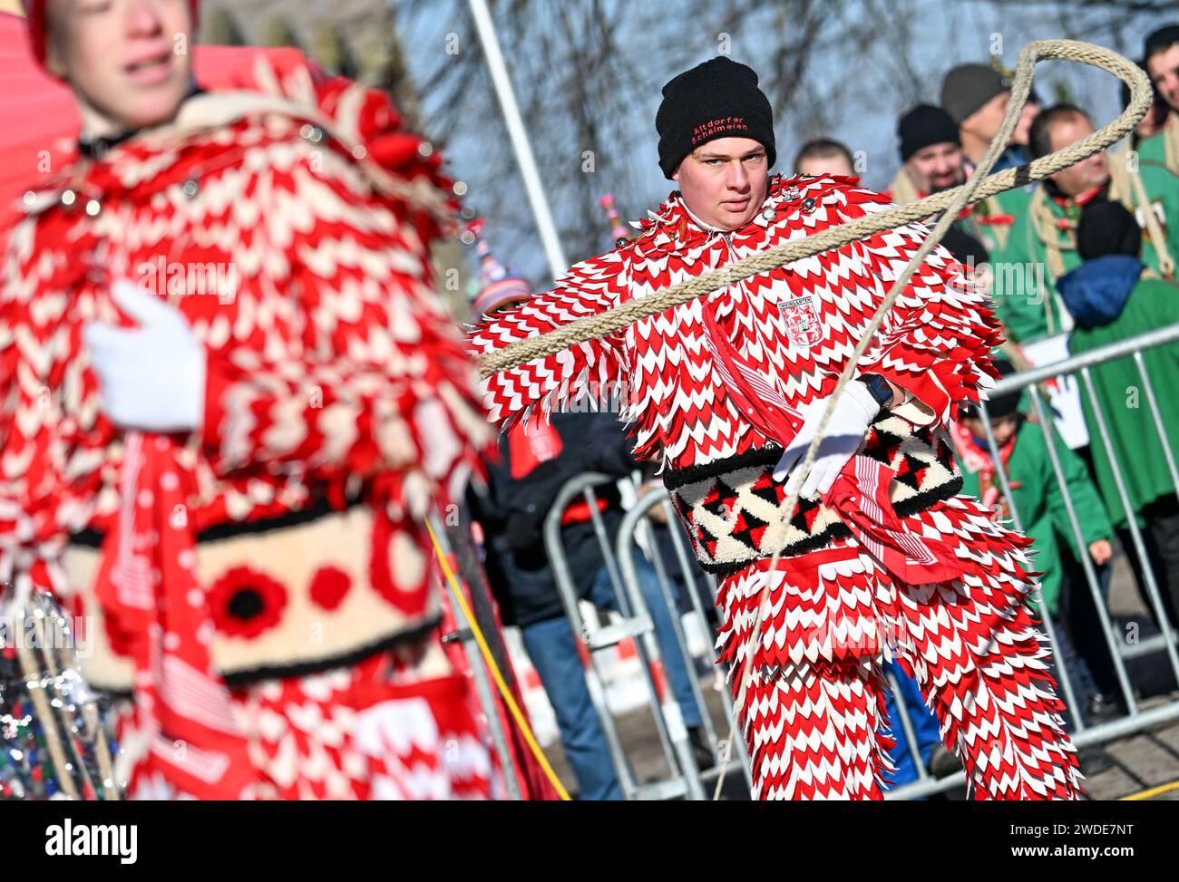 Weingarten, Germany. 20th Jan, 2024. Lukas Rauch (l) and Oliver ...